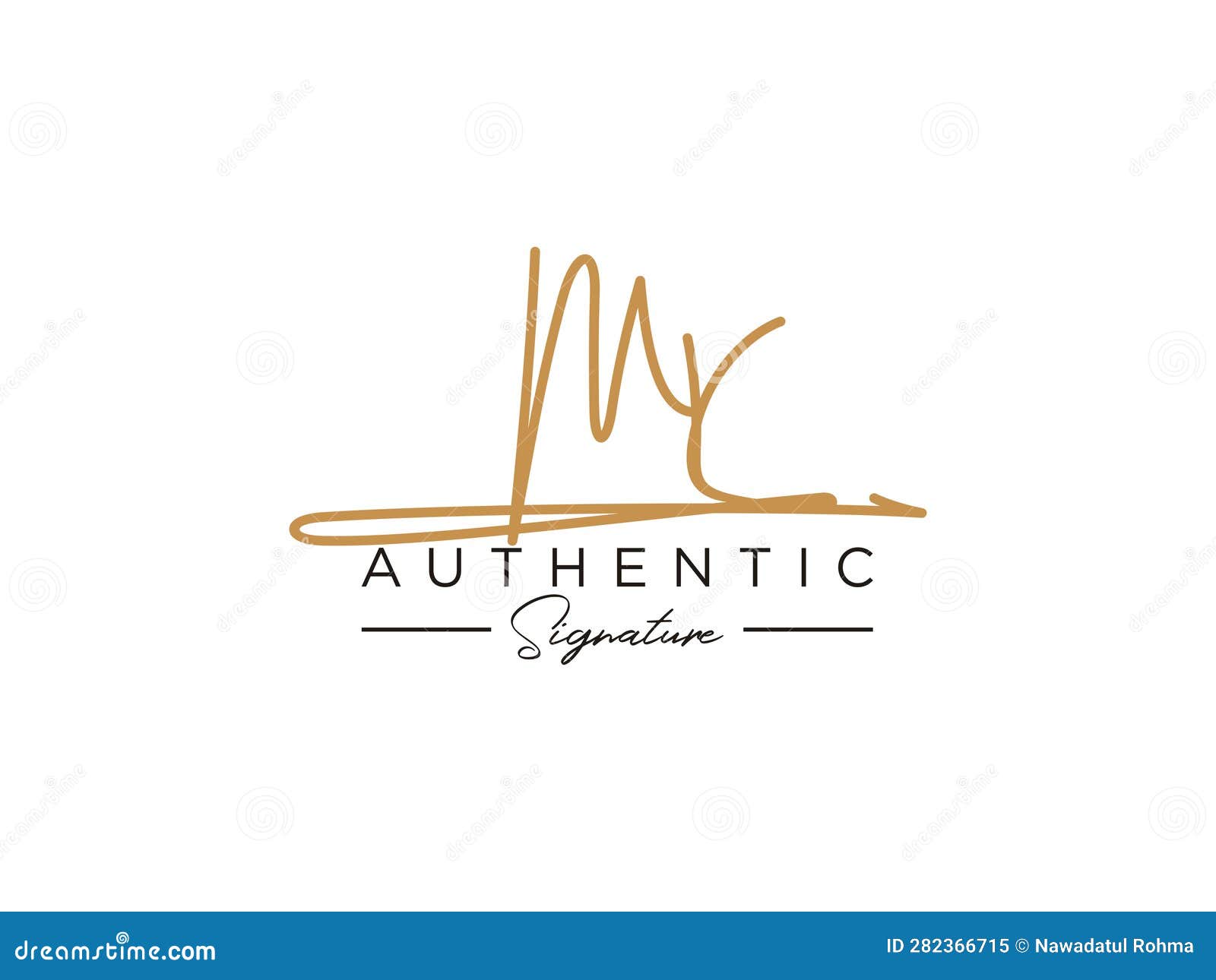 Letter MR Signature Logo Template Vector Stock Vector - Illustration of initial, luxury: 282366715