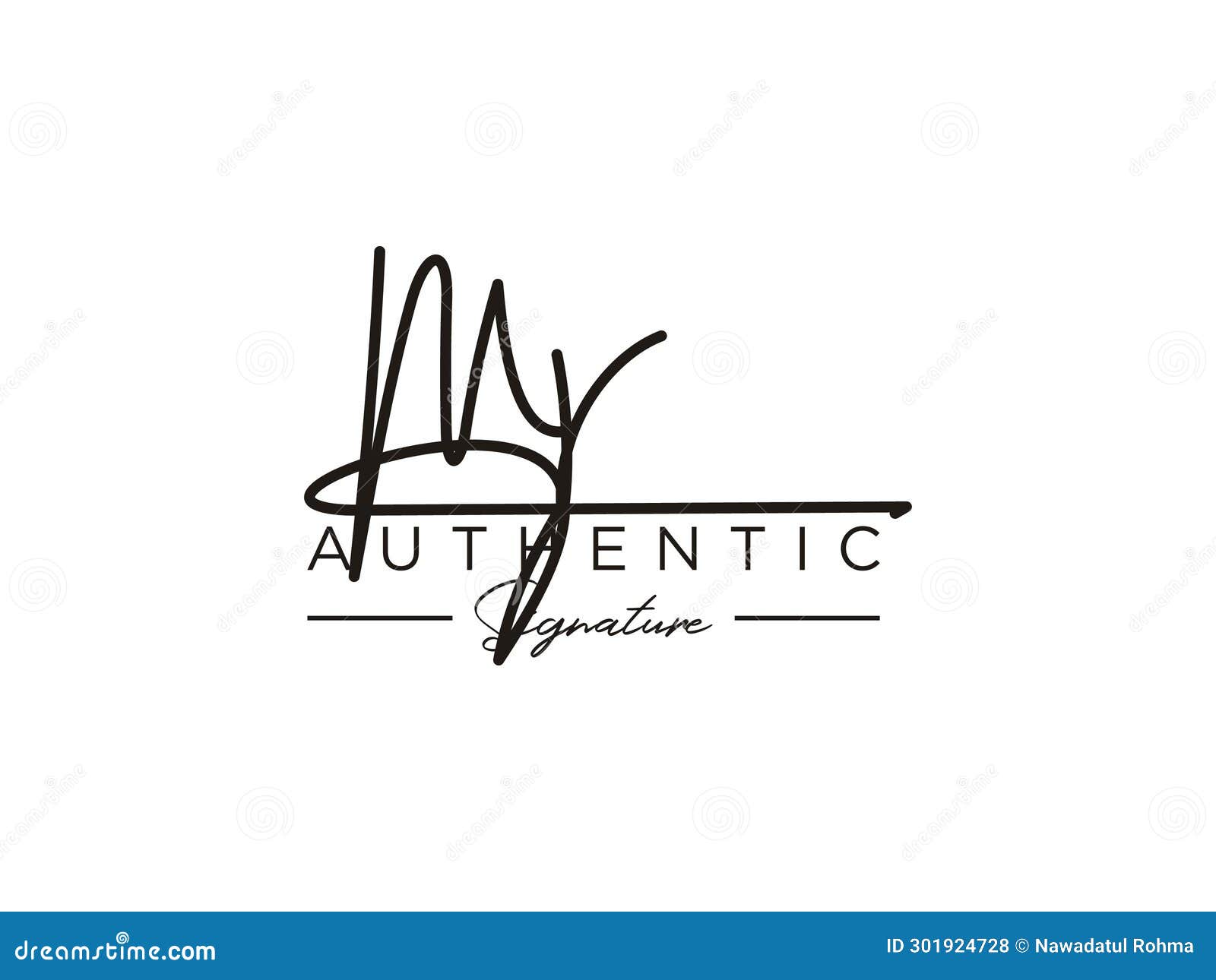 Letter MR Signature Logo Template Vector Stock Vector - Illustration of ...