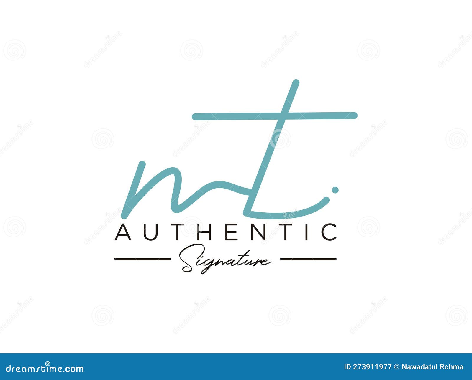 Letter MT Signature Logo Template Vector Stock Vector - Illustration of ...