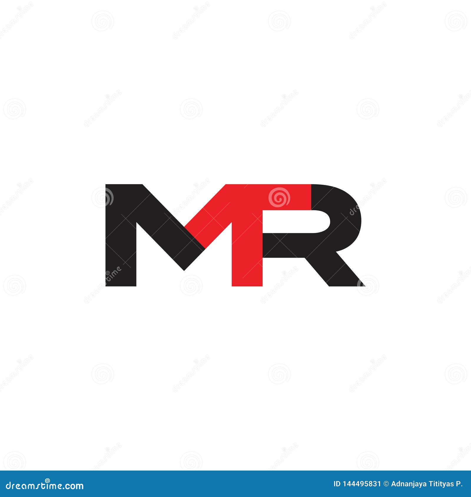 Letter Mtr Simple Logo Vector | CartoonDealer.com #144495831
