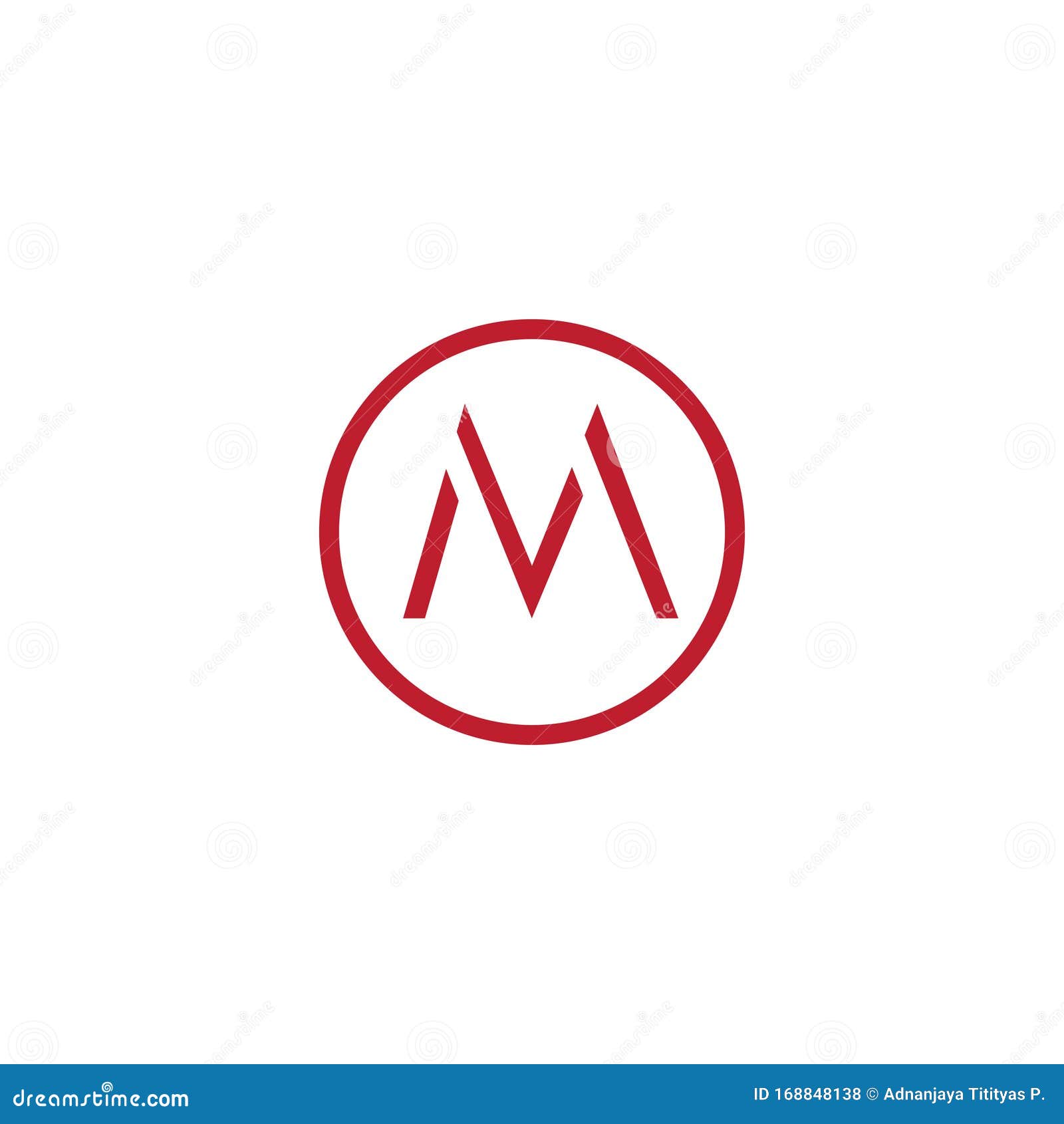 Letter Mv Simple Geometric Line Logo Vector Stock Vector - Illustration ...