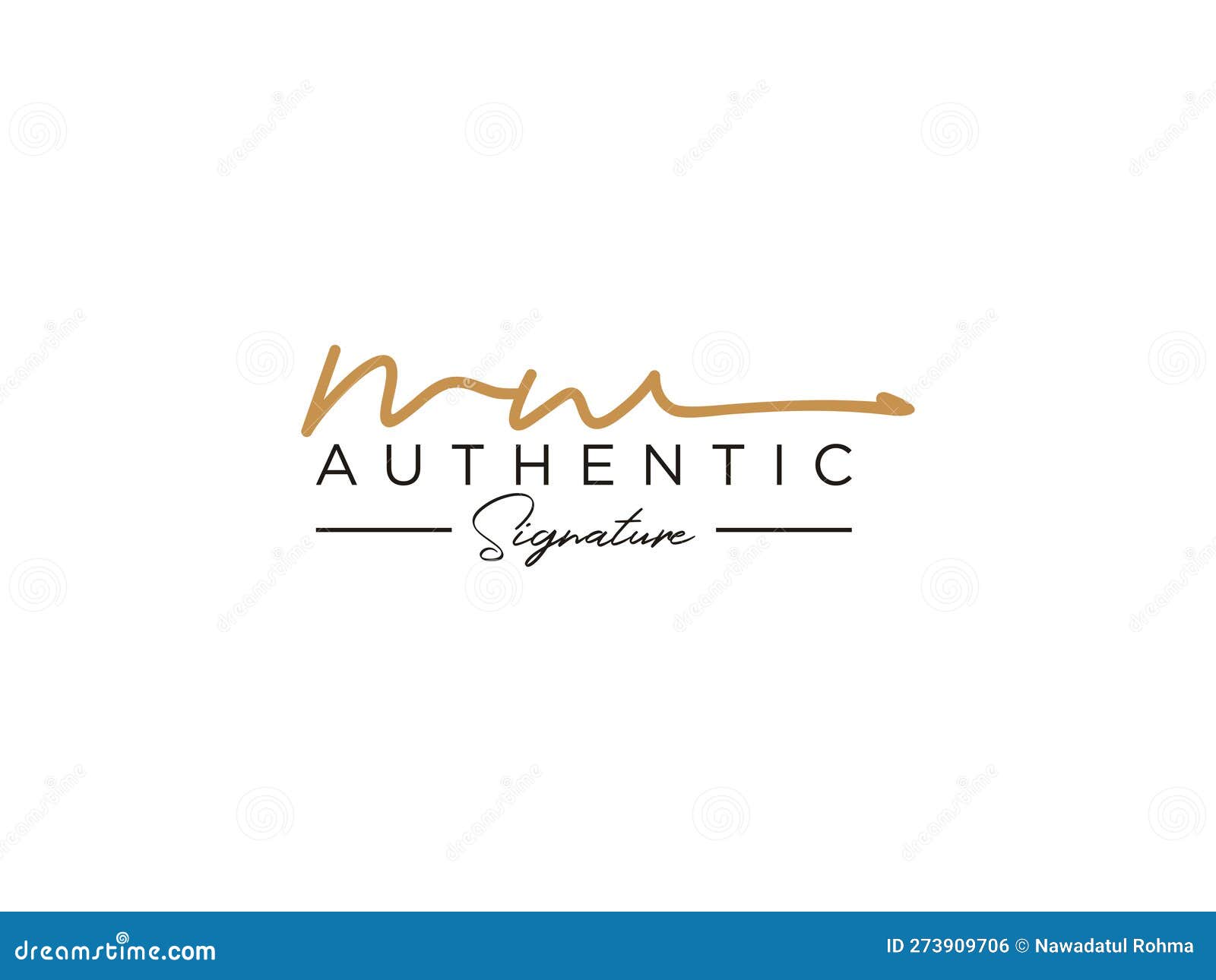 Letter MW Signature Logo Template Vector Stock Vector - Illustration of ...
