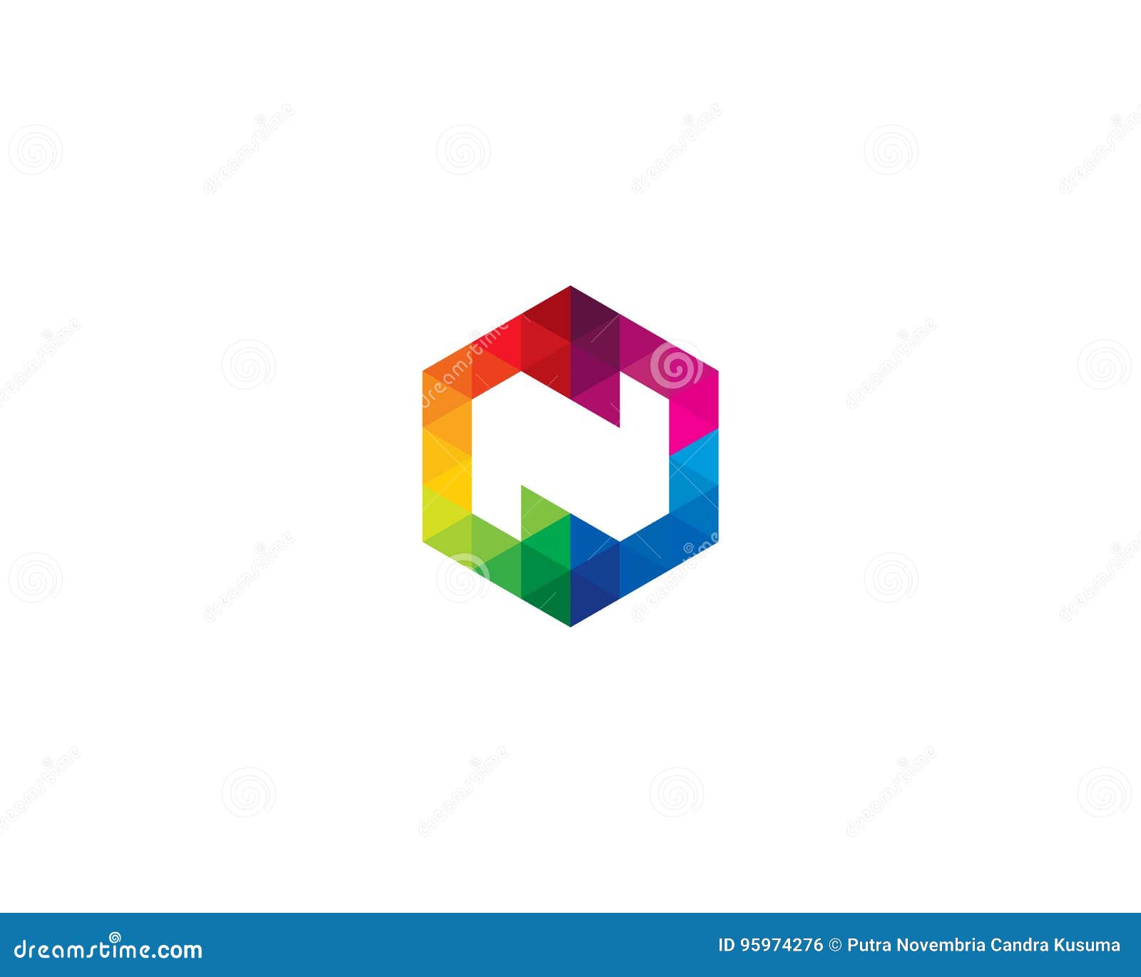 Letter N Icon Logo Design Element Stock Vector - Illustration of ...