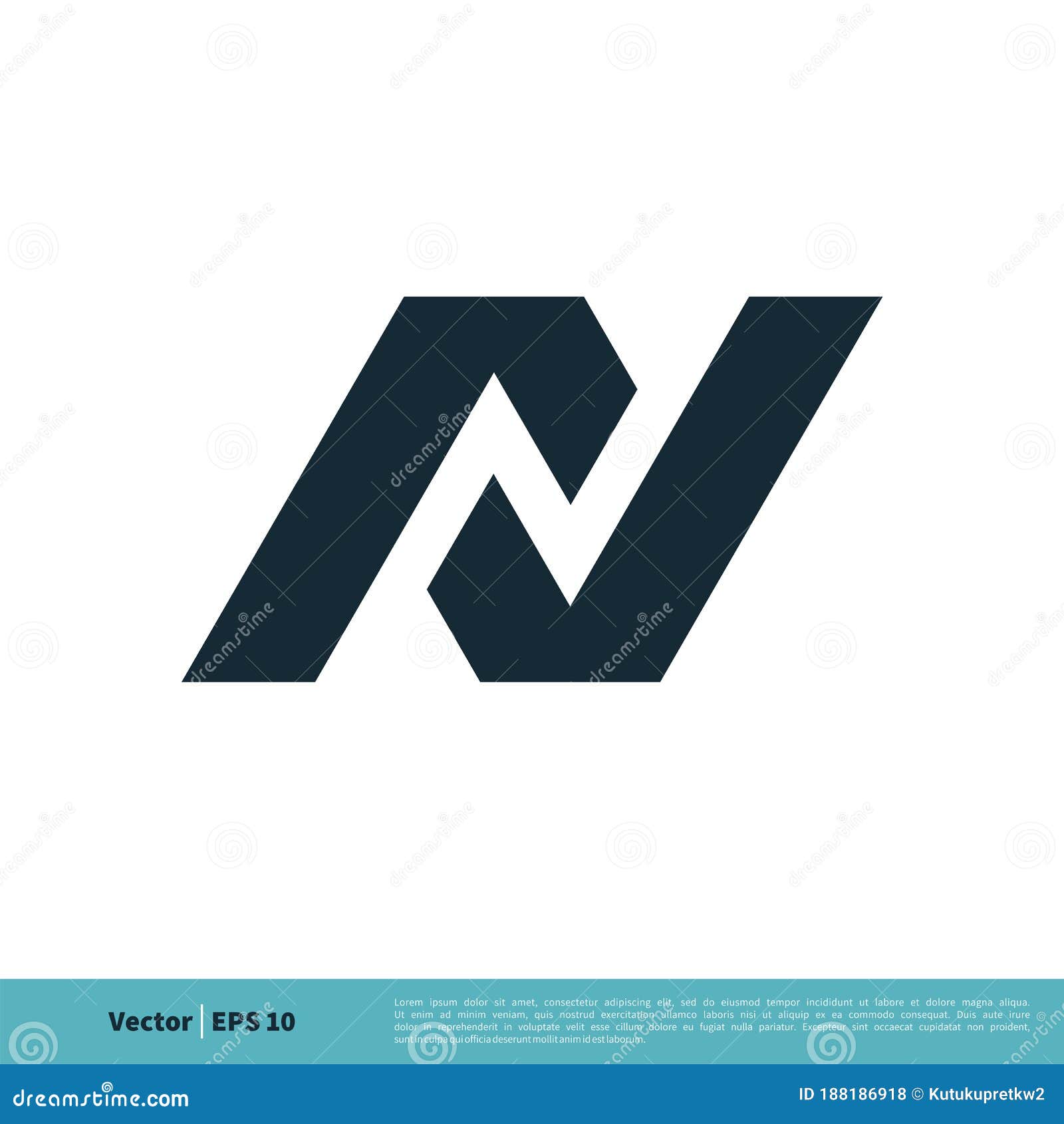 Letter N Icon Vector Logo Template Illustration Design. Vector EPS 10 ...