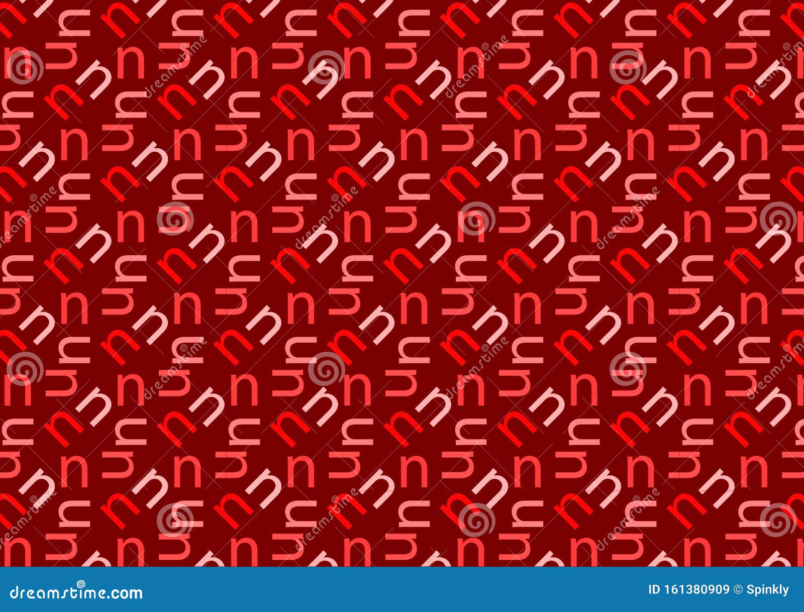 Letter N Pattern in Different Colored Red Shades for Wallpaper Stock ...