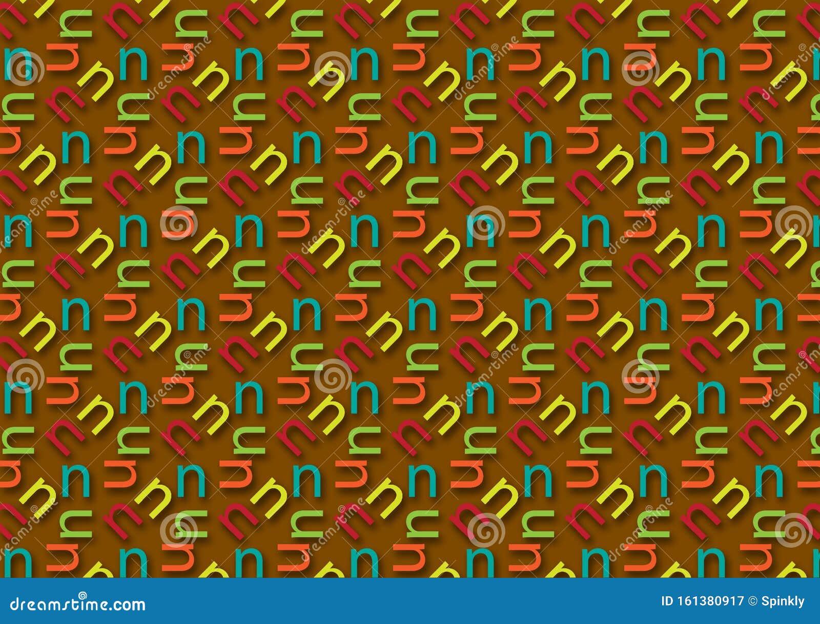 Letter N Pattern in Different Colored Shades for Wallpaper Stock ...