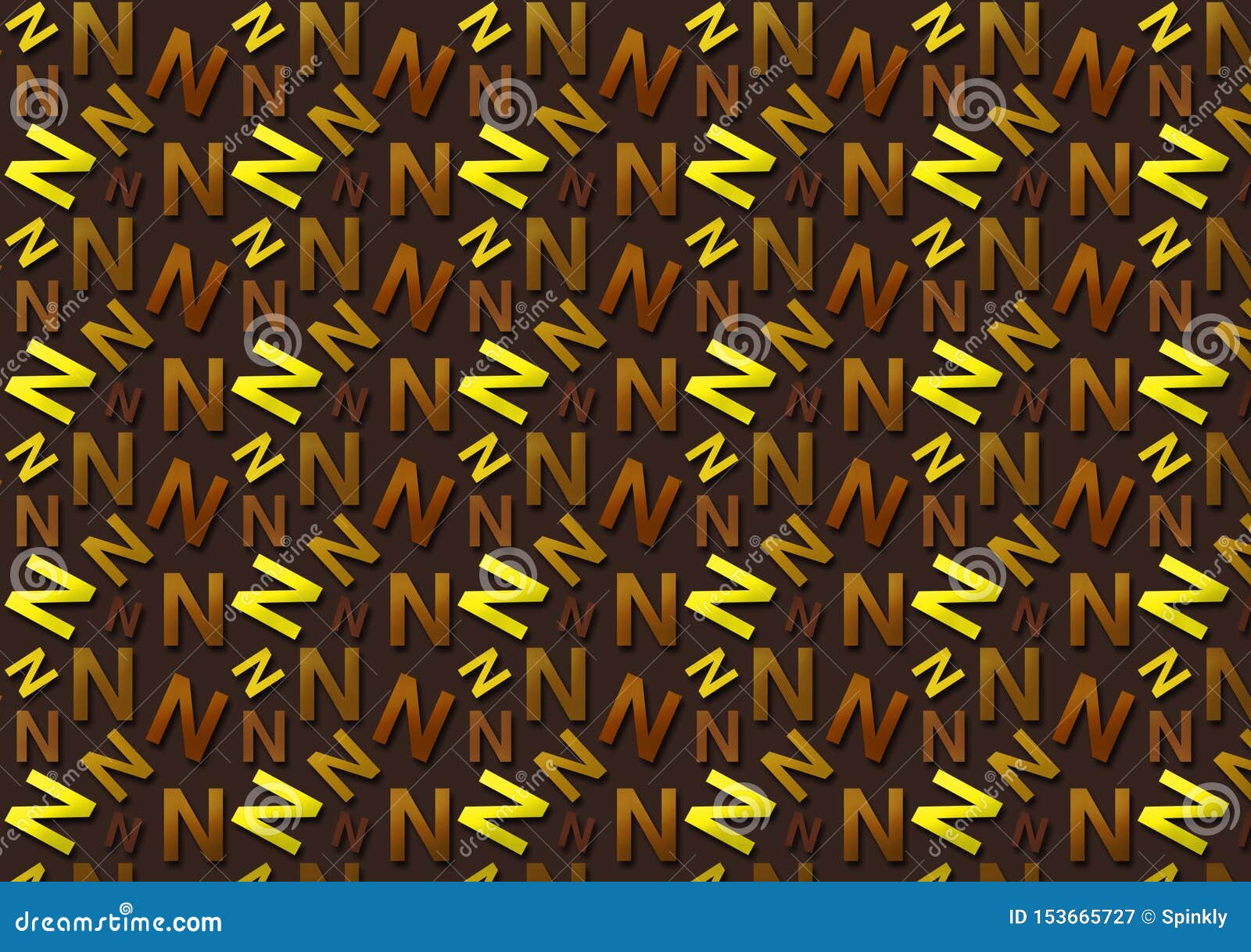 Letter N Pattern in Different Colored Shades for Wallpaper Stock Image ...