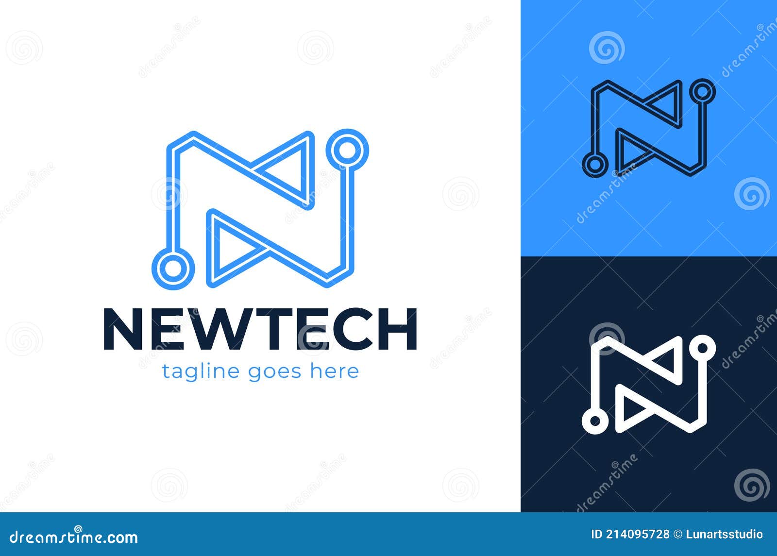 Letter N Tech Logo Design Template. Letter N Tech Logo Design Icon ...