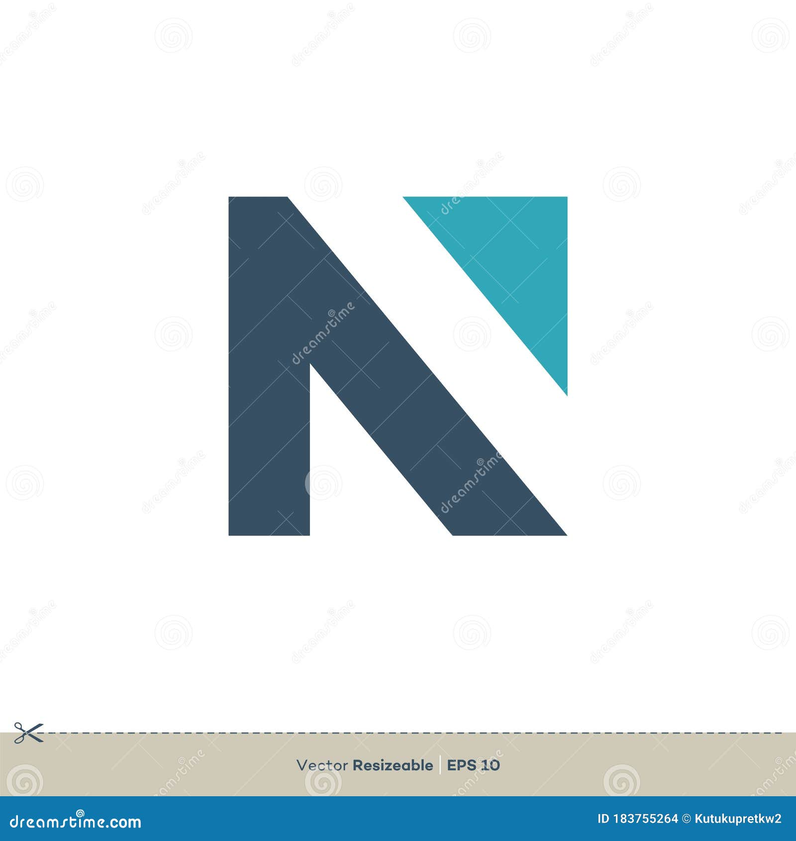 Letter N Vector Logo Template Illustration Design. Vector EPS 10 Stock ...
