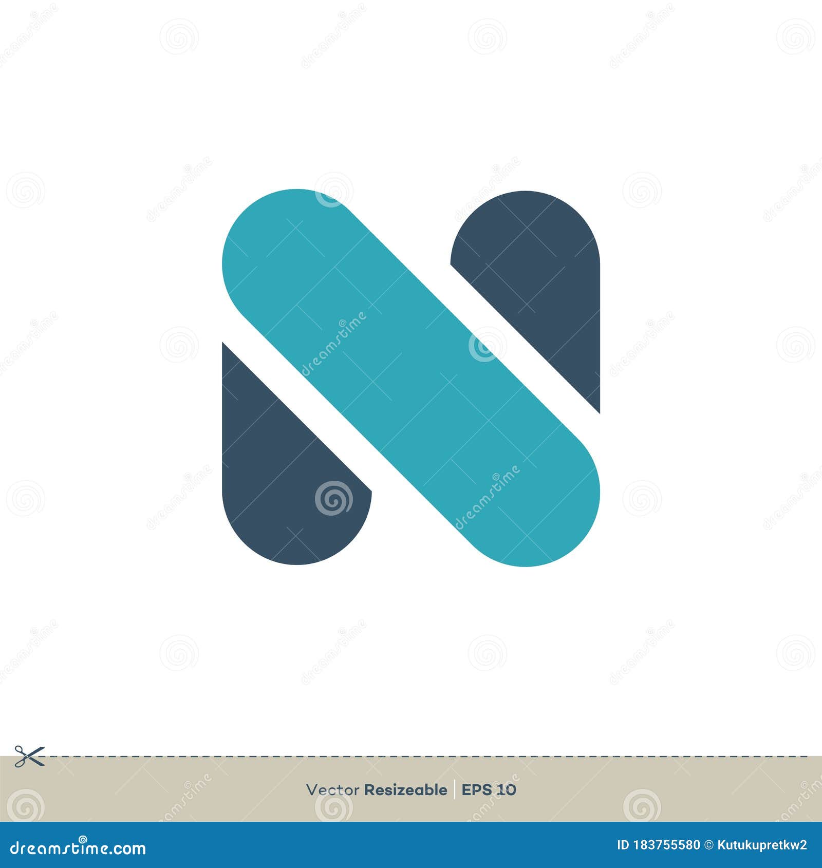 Letter N Vector Logo Template Illustration Design. Vector EPS 10 Stock ...