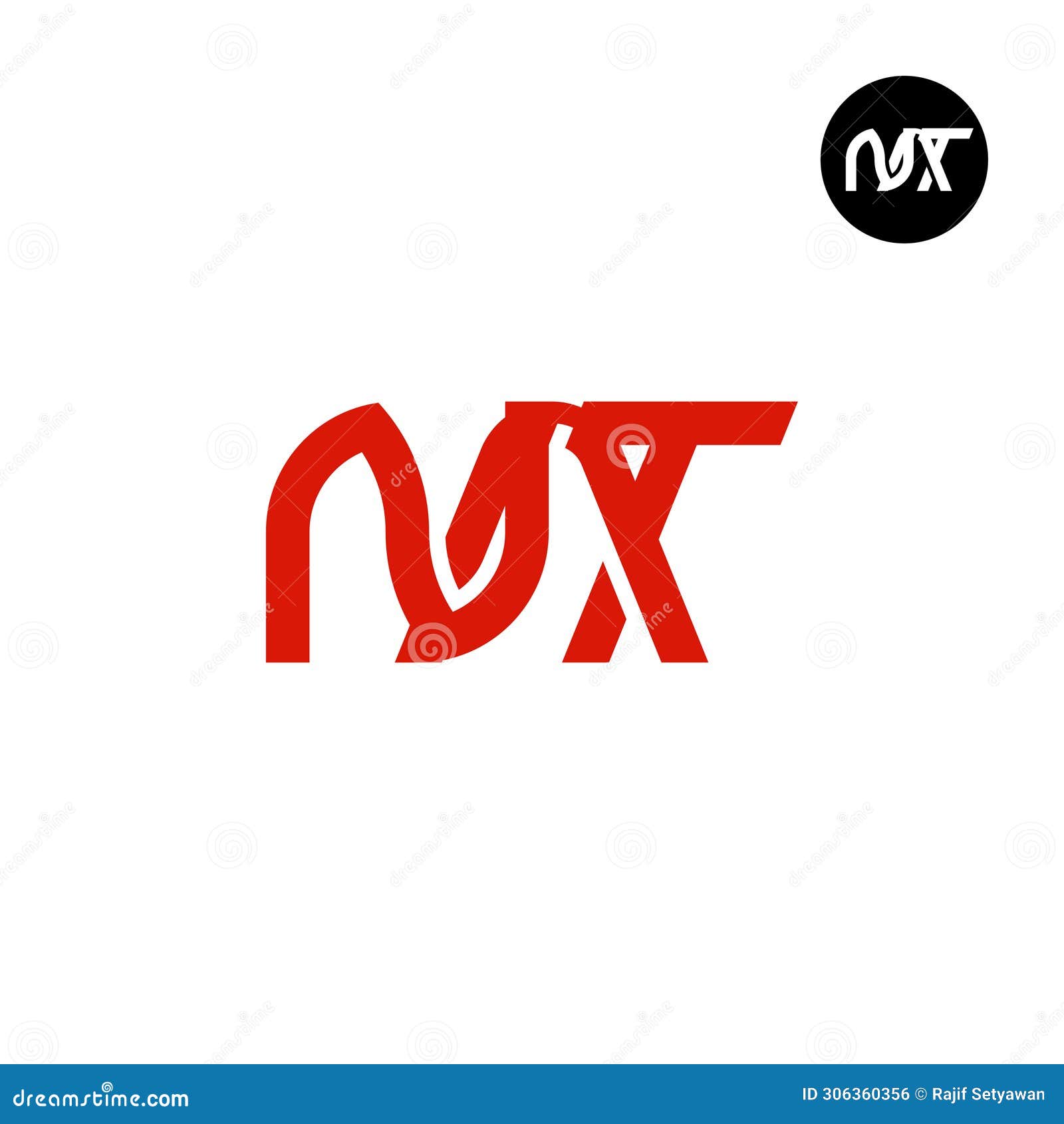 Letter NAT Monogram Logo Design Stock Vector - Illustration of ...