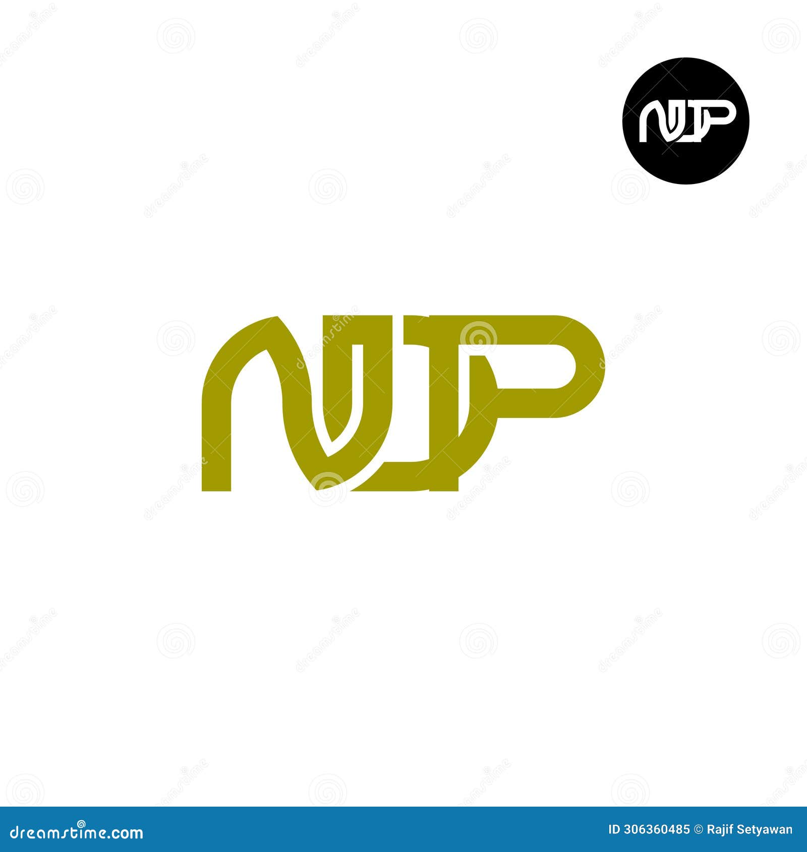 Letter NDP Monogram Logo Design Stock Vector - Illustration of designs ...