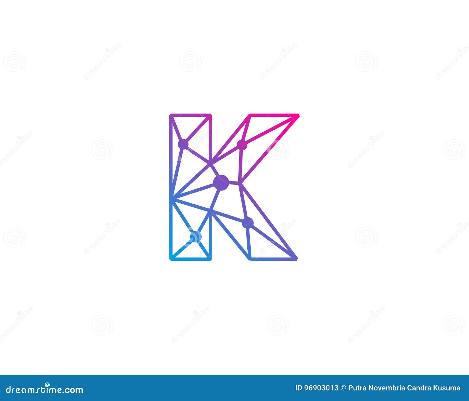 Letter Network Icon Logo Design Element Stock Vector - Illustration of ...