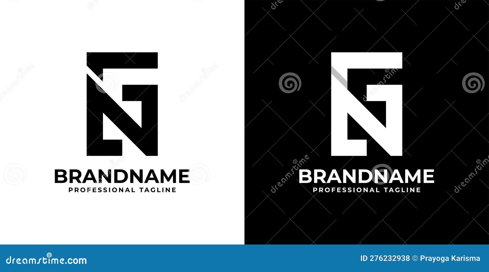 Letter NG Monogram Logo. Suitable for Any Business Related with NG or ...