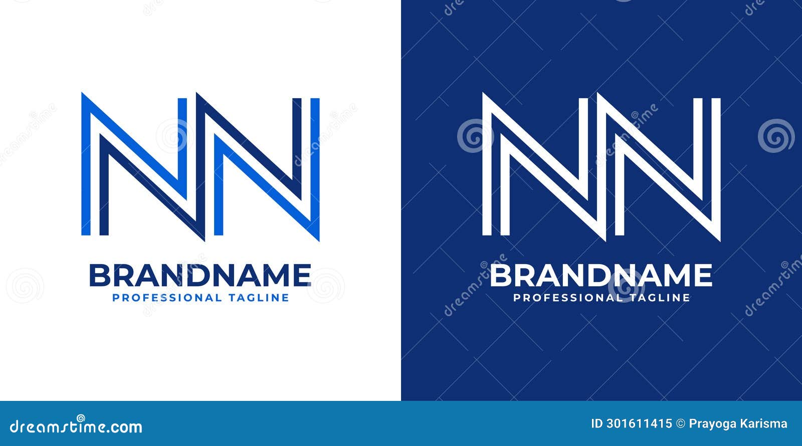 Letter NN Line Monogram Logo, Suitable for Any Business with NN Initials Stock Vector ...