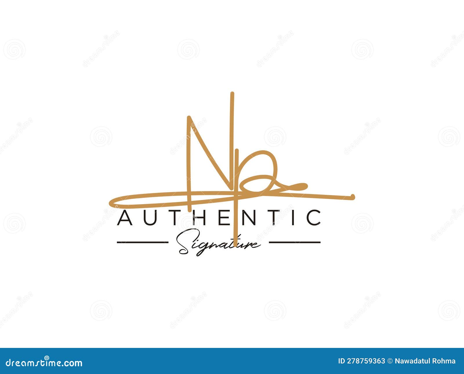 Letter NP Signature Logo Template Vector Stock Vector - Illustration of ...