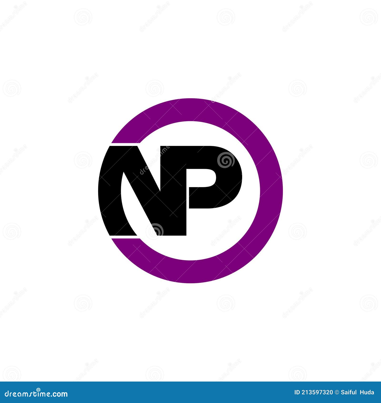 Letter NP Simple Monogram Logo Icon Design. Stock Vector - Illustration ...