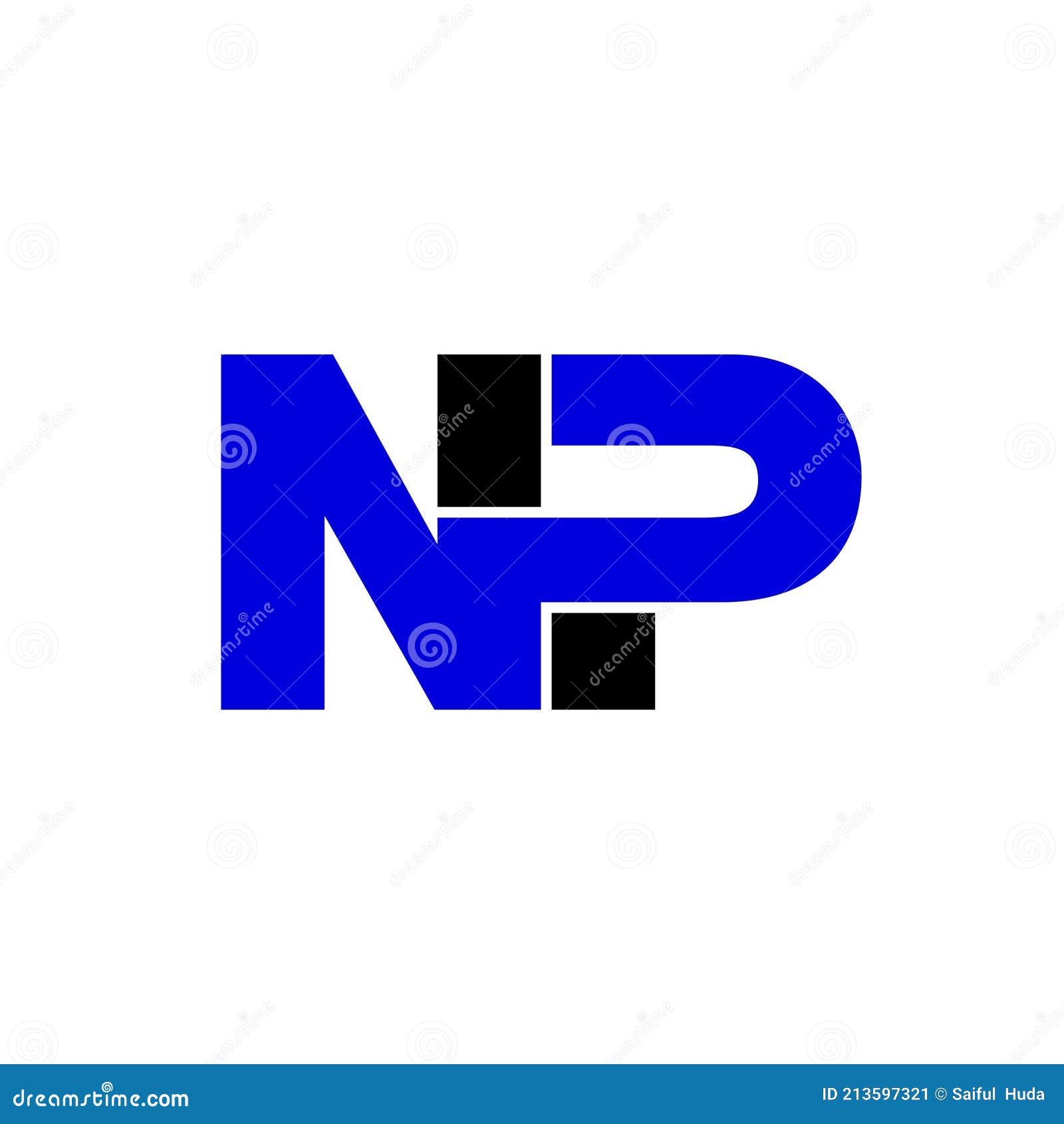 Letter NP Simple Monogram Logo Icon Design. Stock Vector - Illustration ...