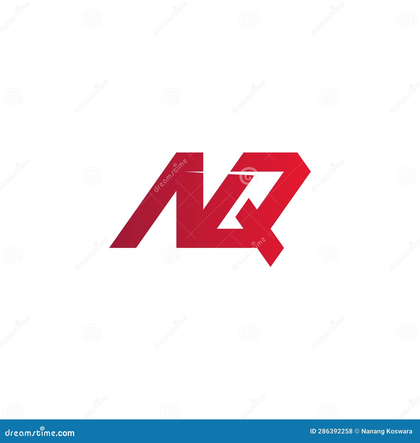 Letter NQ Logo, NQ Monogram, Initial NQ Logo, NQ Logo, Icon, Vector ...