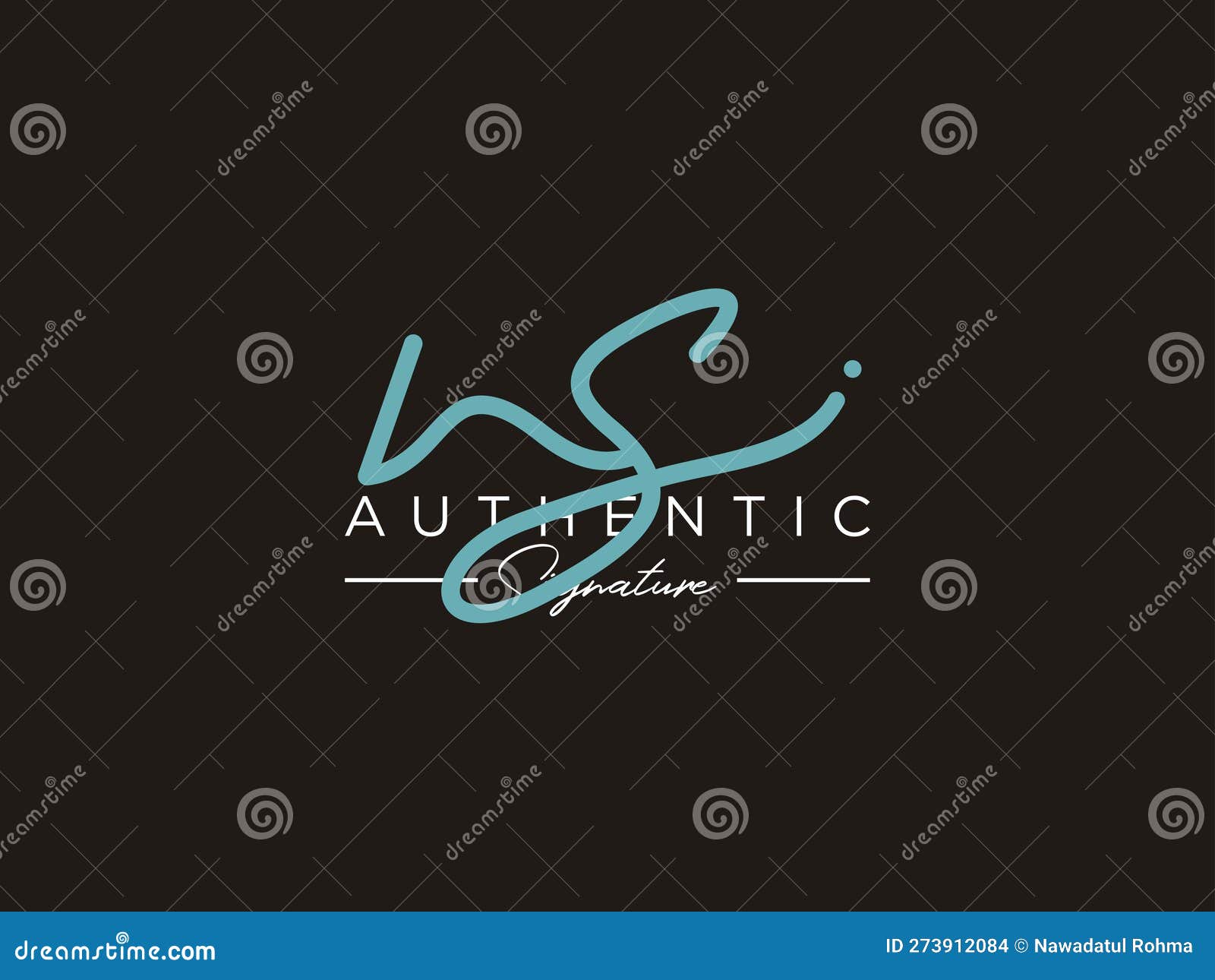 Letter NS Signature Logo Template Vector Stock Vector - Illustration of ...