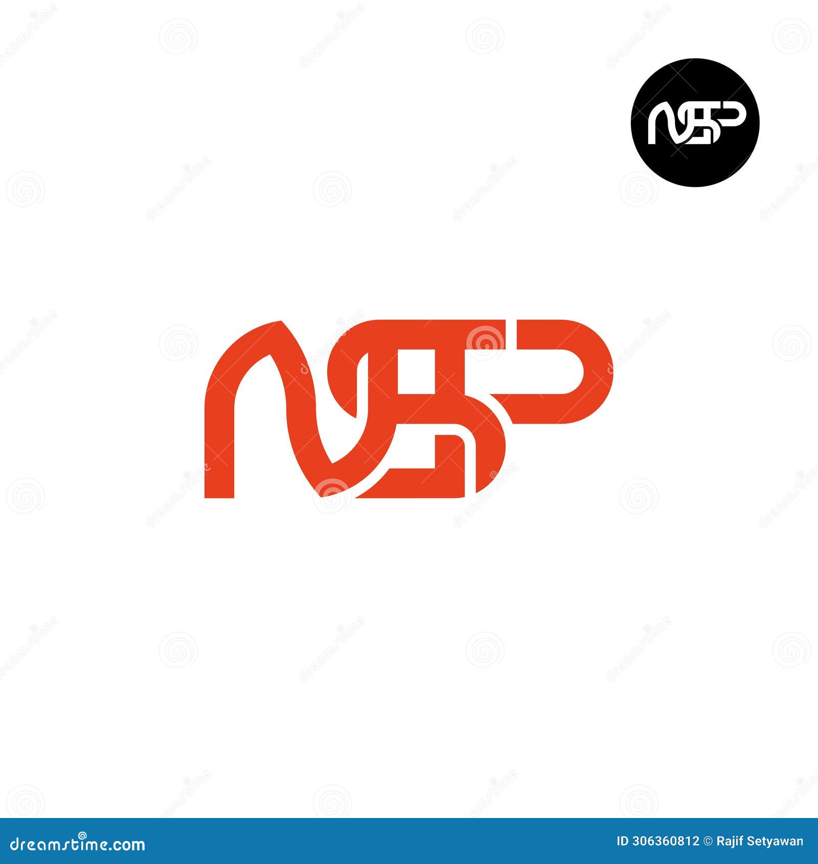 Letter NSP Monogram Logo Design Vector Illustration | CartoonDealer.com ...