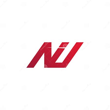 Letter NU Logo, NU Monogram, Initial NU Logo, NU Logo, Icon, Vector ...