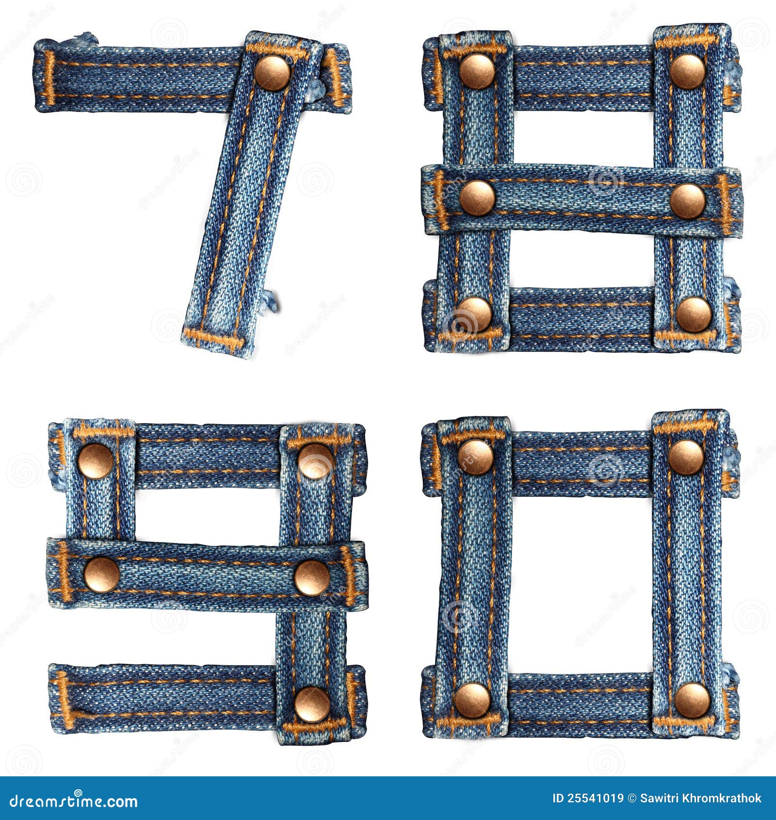 Jeans Alphabet In Transparent Background Stock Photography ...