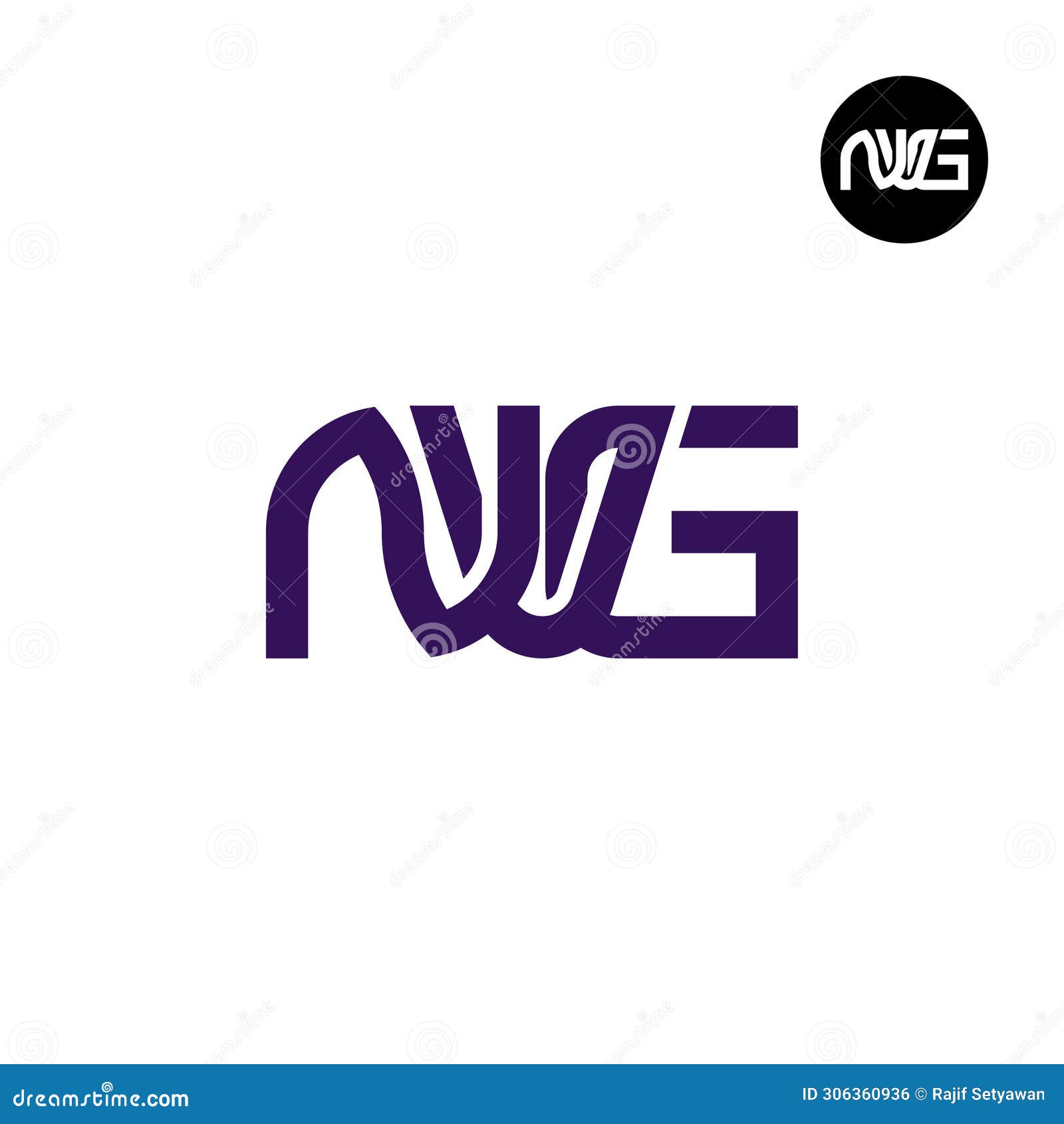 Letter NVG Monogram Logo Design Stock Vector - Illustration of ...