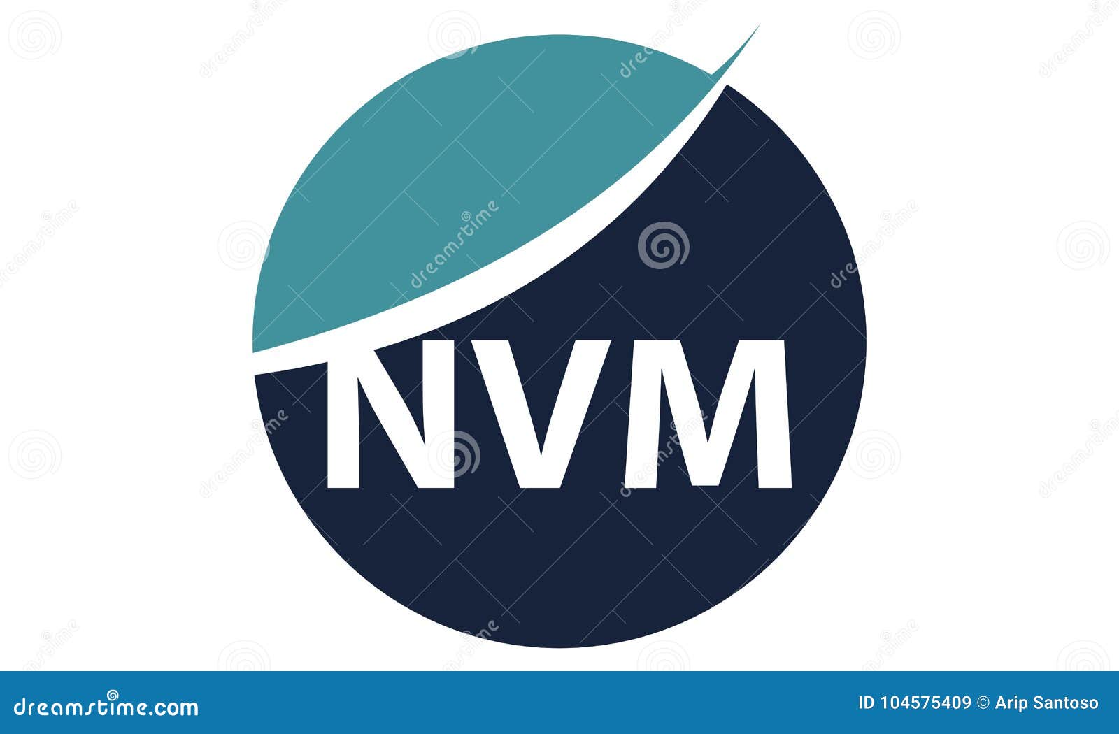 Letter NVM Modern stock vector. Illustration of energy - 104575409