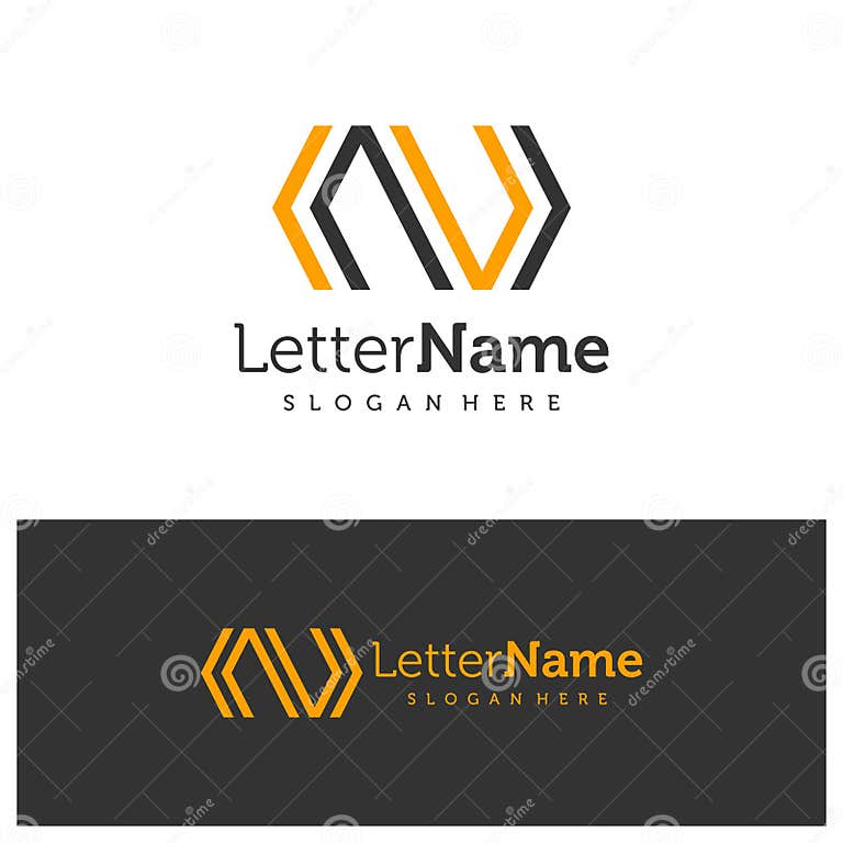 Letter NW Logo Design Vector. Creative Initial NW Logo Concepts ...