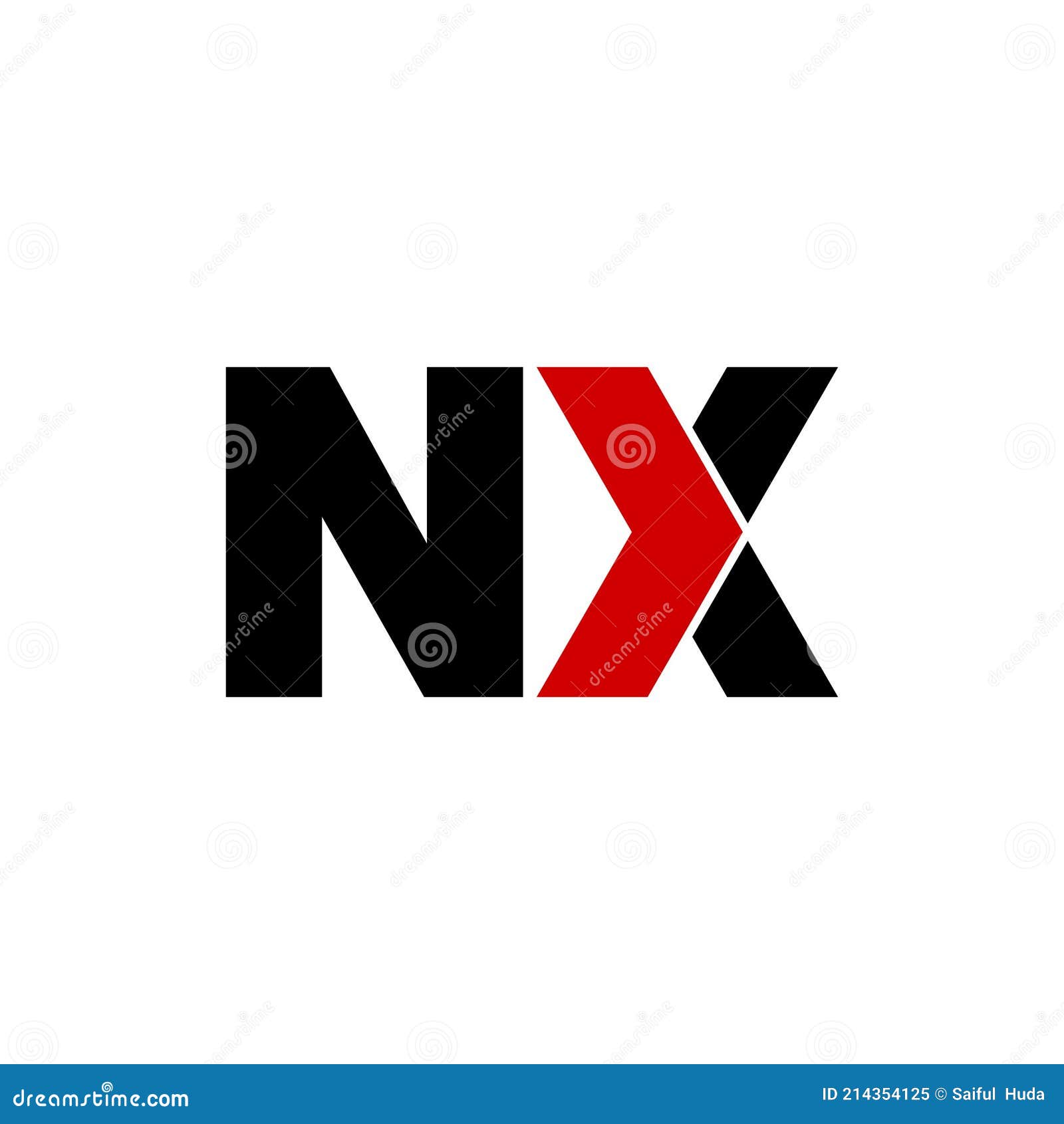 Letter NX Simple Monogram Logo Icon Design. Stock Vector - Illustration ... Letter NX Simple Monogram Logo Icon Design. Stock Vector - Illustration ...