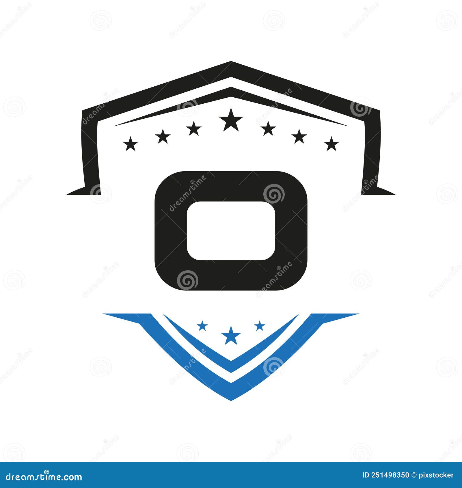 Letter O Automotive Shield Logo Vector Template. Transportation Logo ...