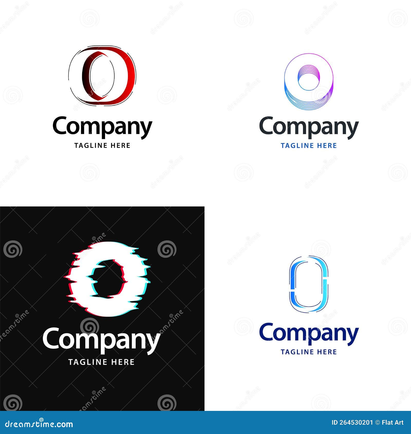 Letter O Big Logo Pack Design Creative Modern Logos Design for Your ...