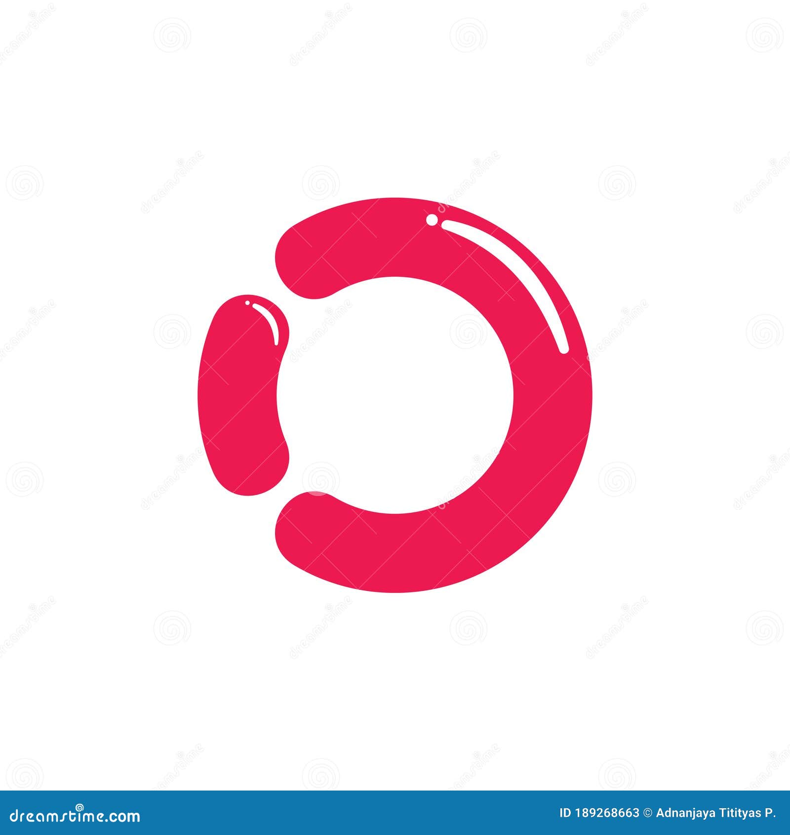 Letter O Cute Shine Sweet Logo Vector Stock Vector - Illustration of ...