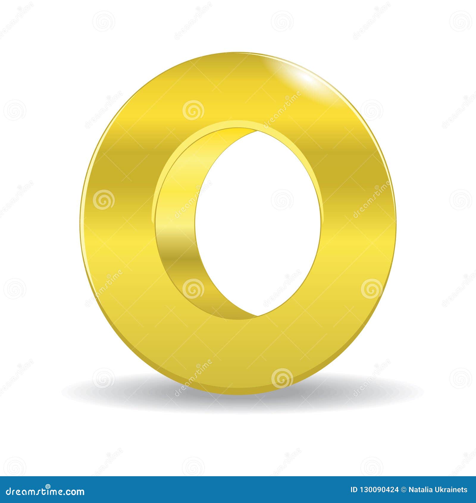 Letter O stock vector. Illustration of banner, message - 130090424