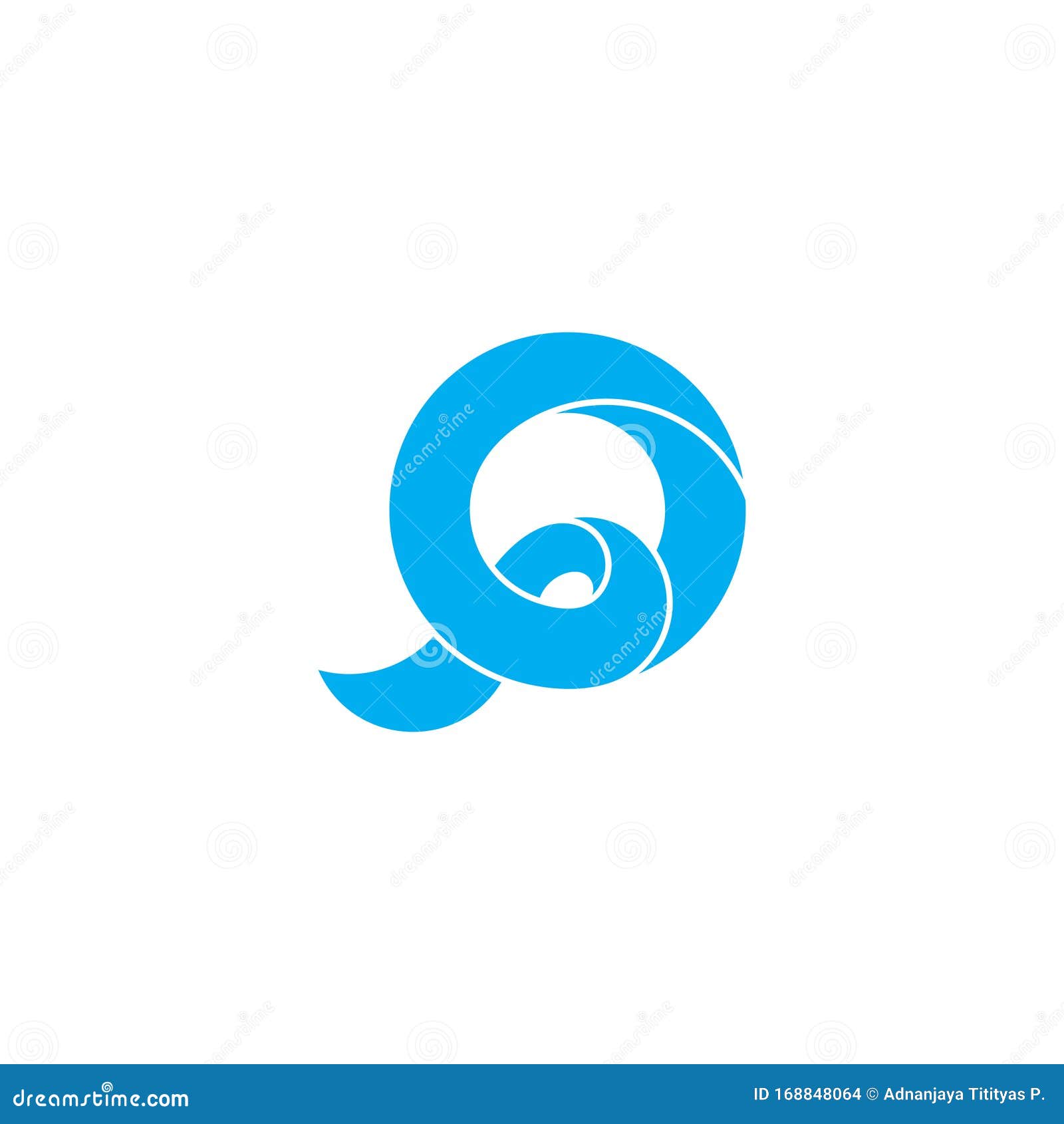 Letter O 3d Wave Design Symbol Logo Vector Stock Vector - Illustration ...