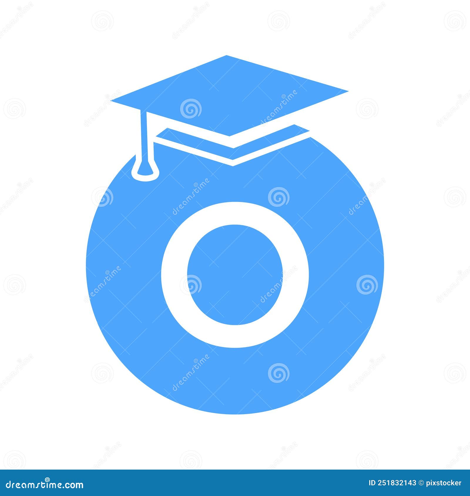 Letter O Education Logo Template. Education Logotype Concept with ...