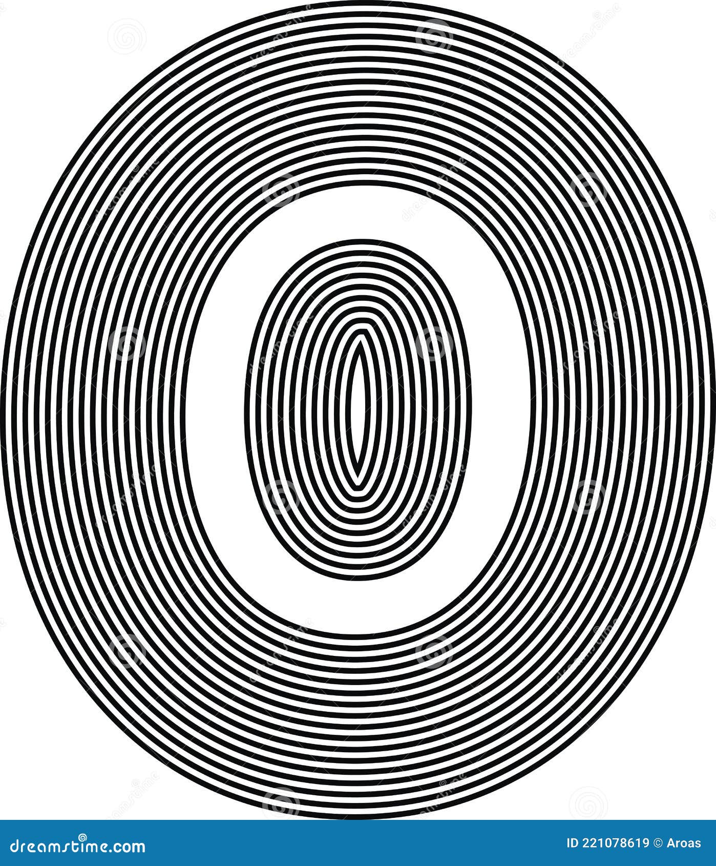 Letter O Line Logo Icon Design Stock Vector - Illustration of template ...