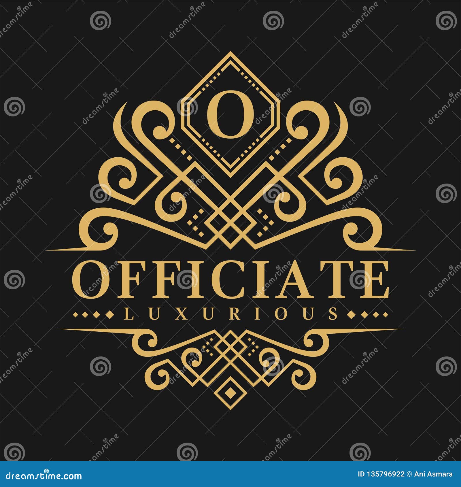 Letter O Logo - Classic Luxurious Style Logo Template Stock Vector ...
