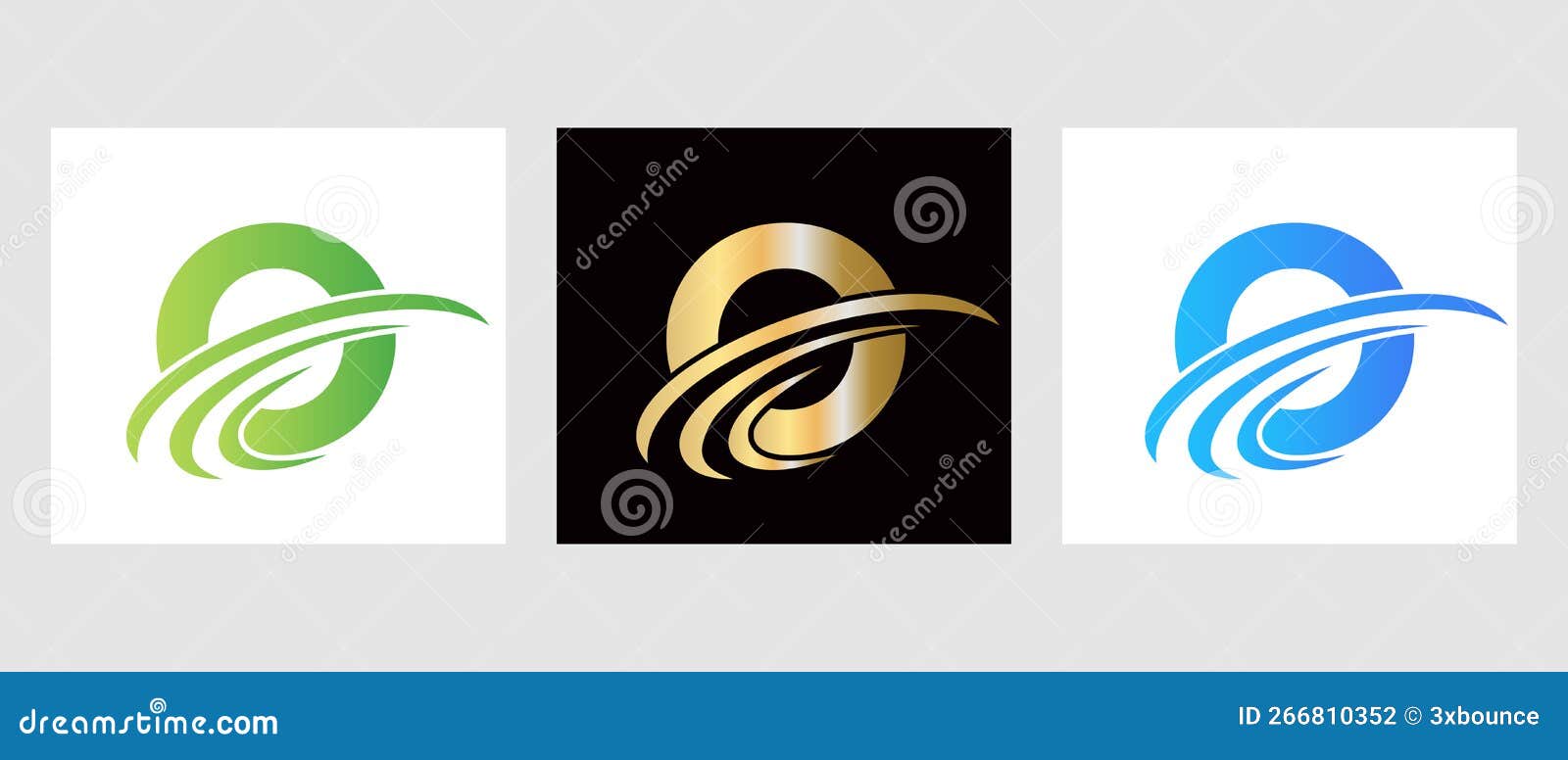 Letter O Logo Design Template. Monogram O Letter Logotype Symbol Stock ...