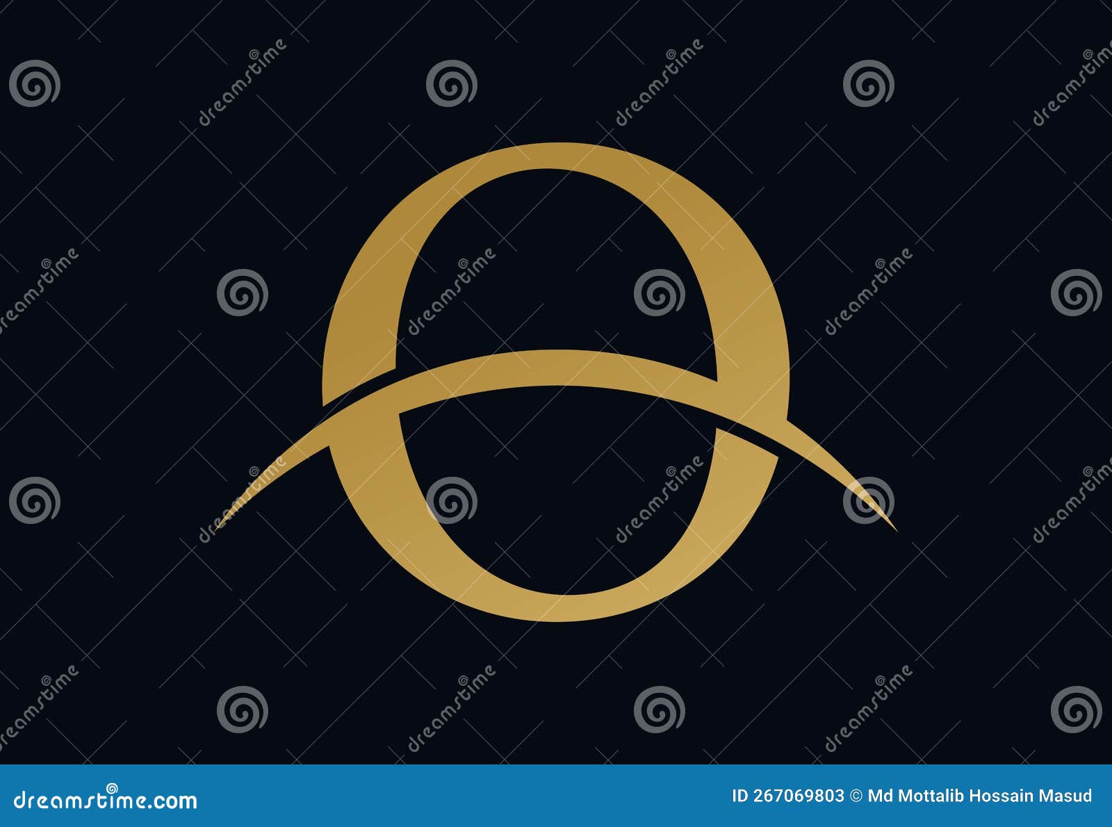 Letter O Logo Design Template, Vector Illustration Stock Illustration ...
