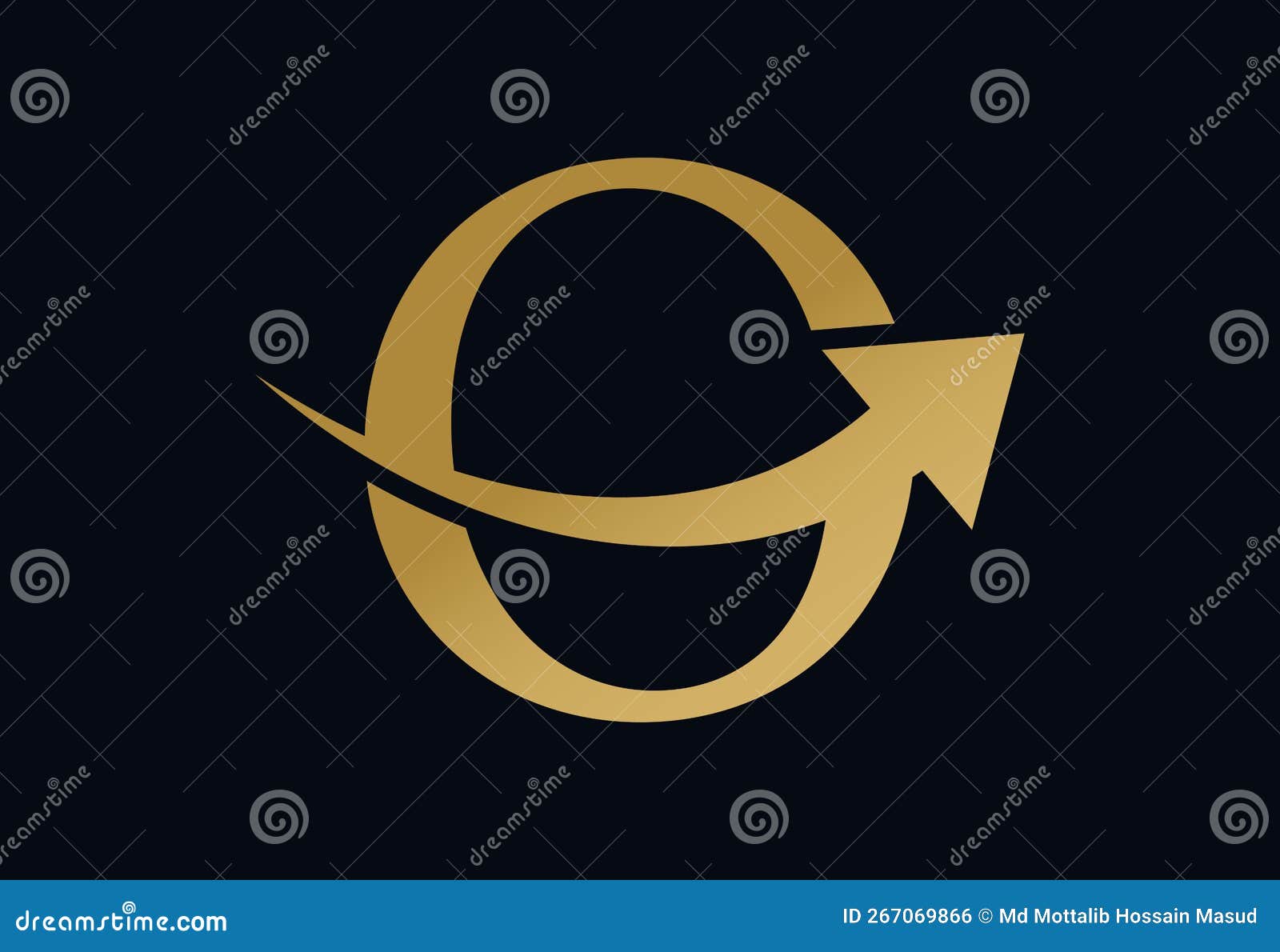 Letter O Logo Design Template, Vector Illustration Stock Illustration ...