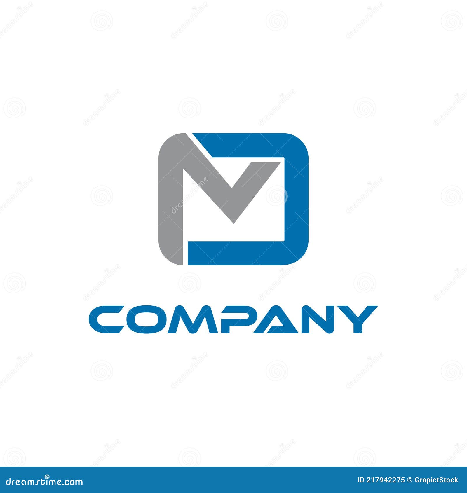 Letter O and M Incorporated Monogram Initial Logo Design Stock Vector ...
