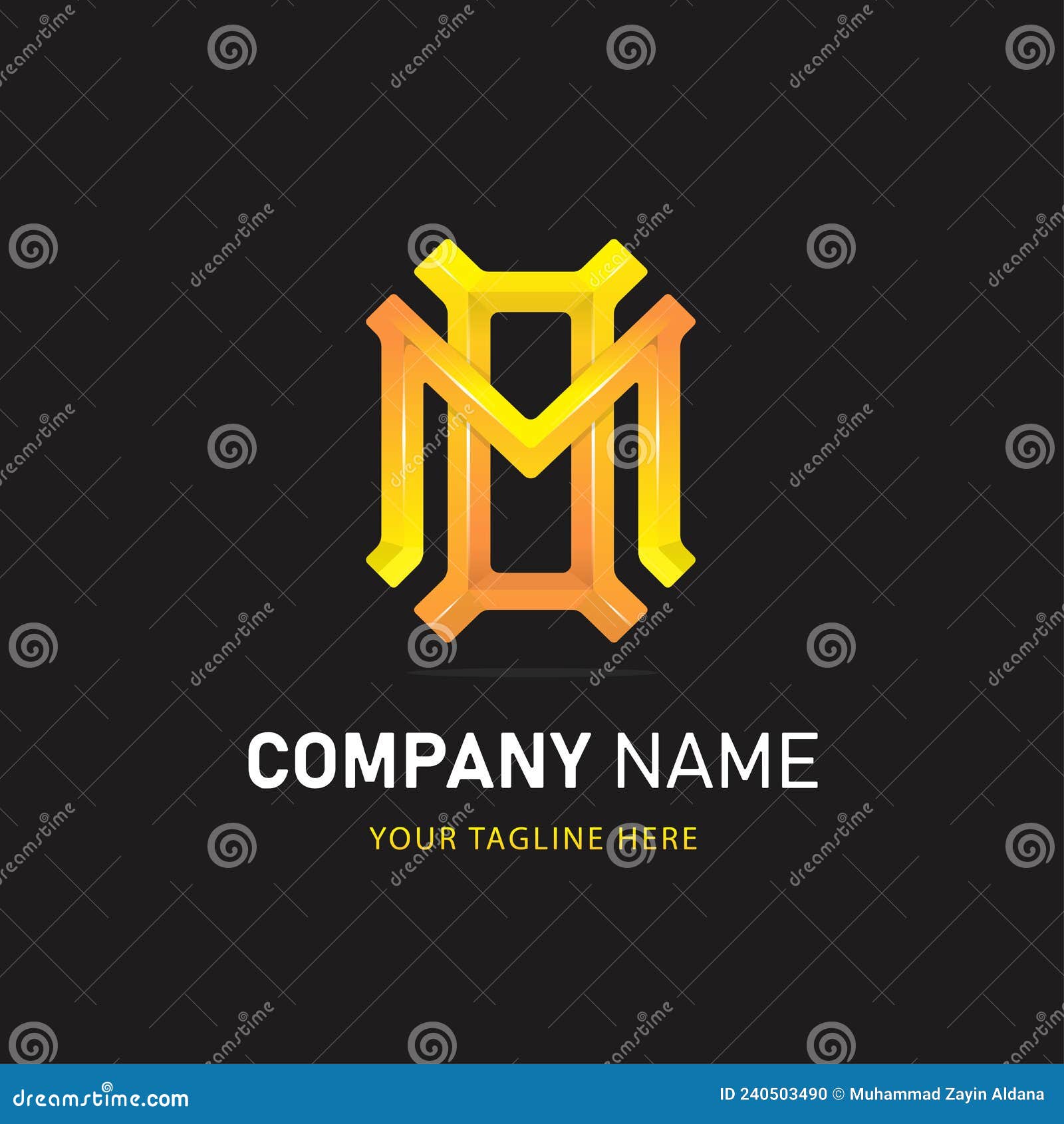 Letter O And M Logo Design, Colorful Logo Template Vector Illustration ...