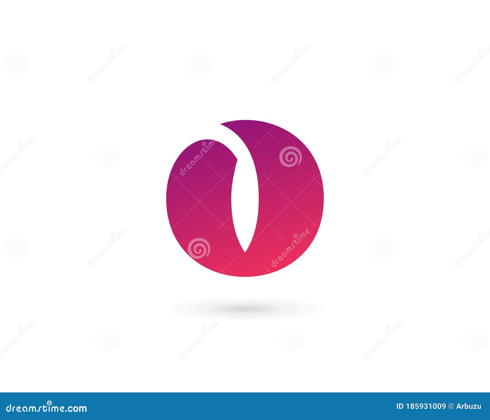 Letter O Number 0 Logo Icon Design Template Elements Stock Vector ...
