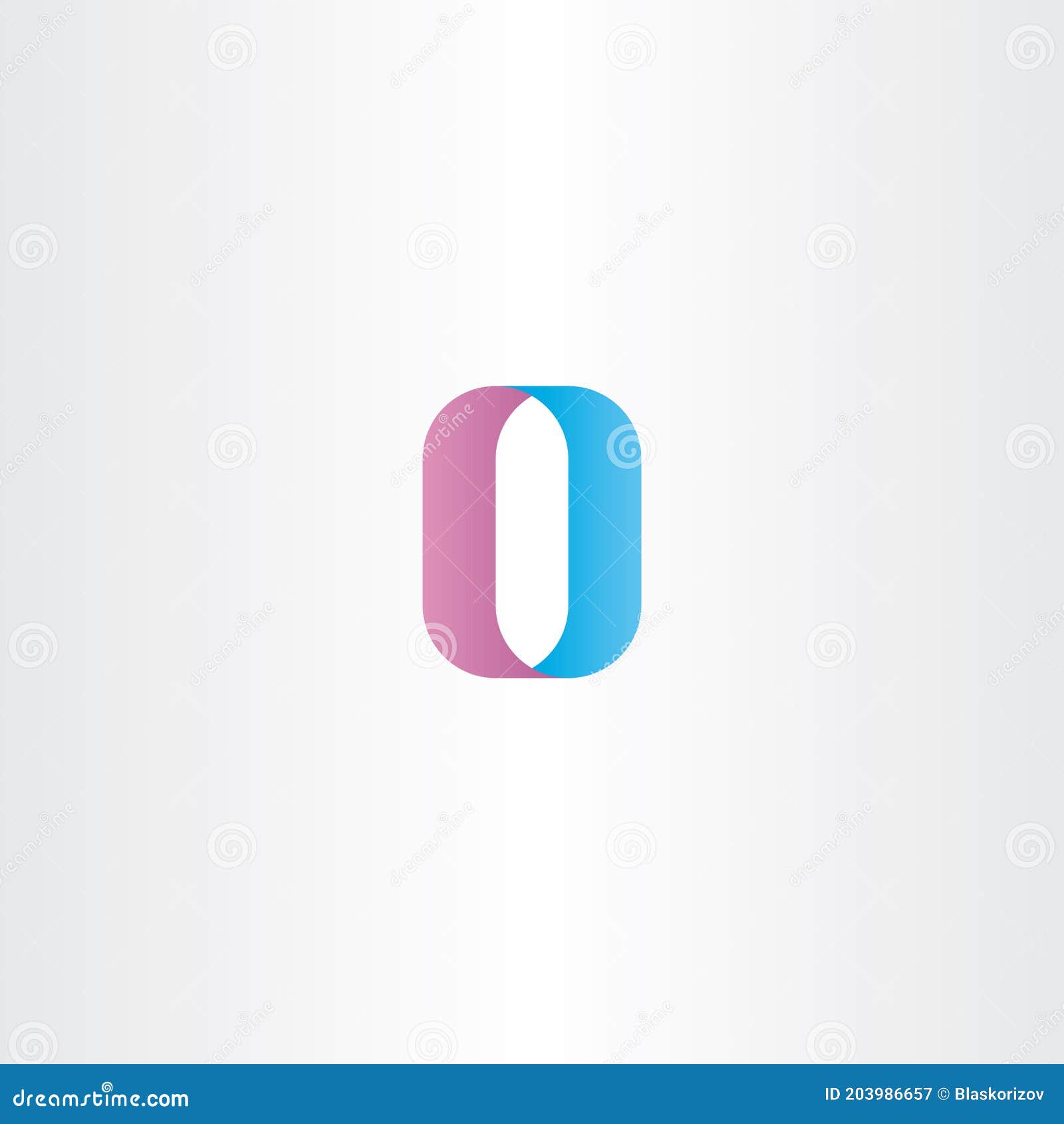 Letter O Number 0 Zero Vector Icon Logo Stock Vector - Illustration of ...