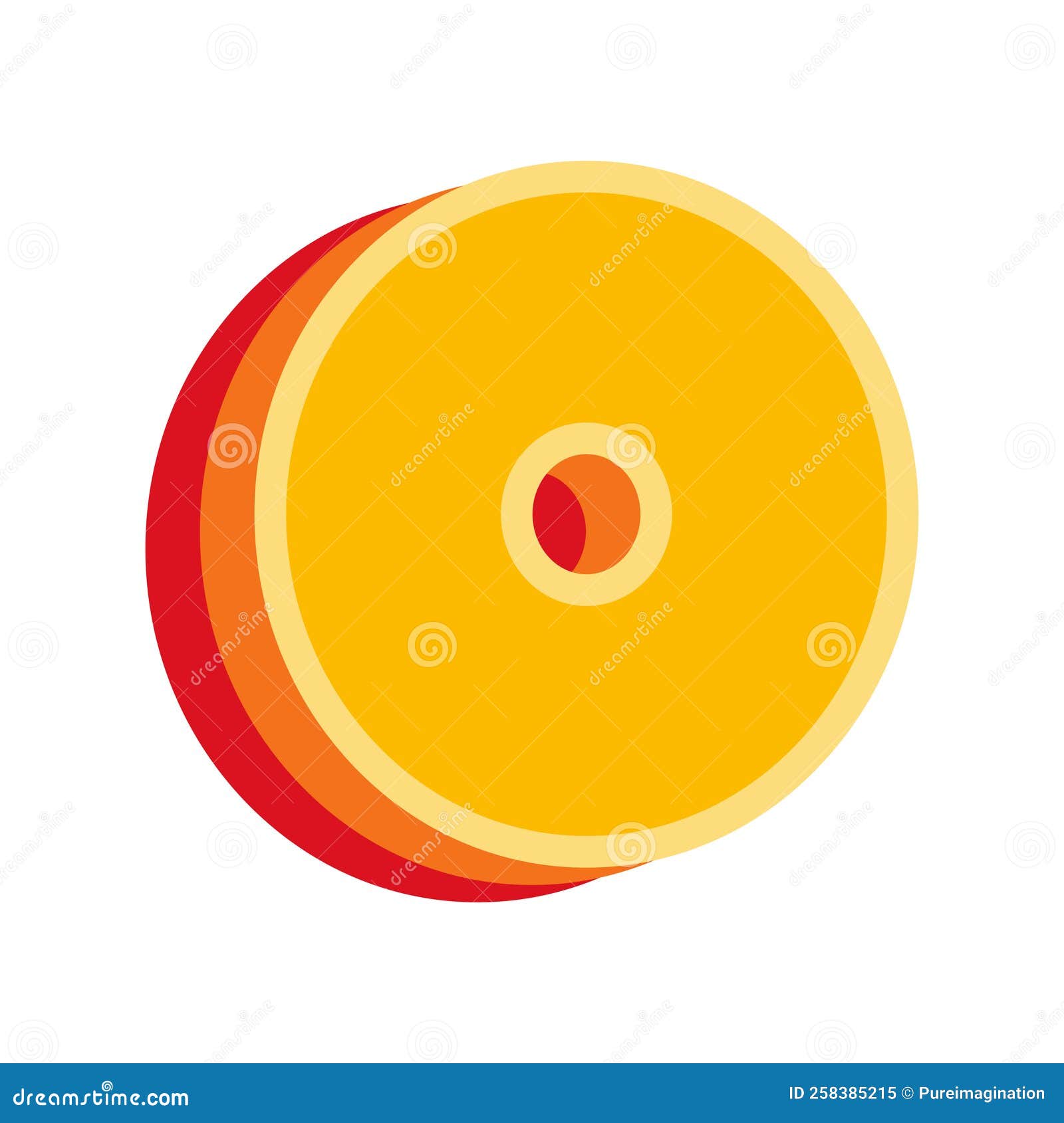 Letter O Orange, Vector Illustration Stock Vector - Illustration of ...