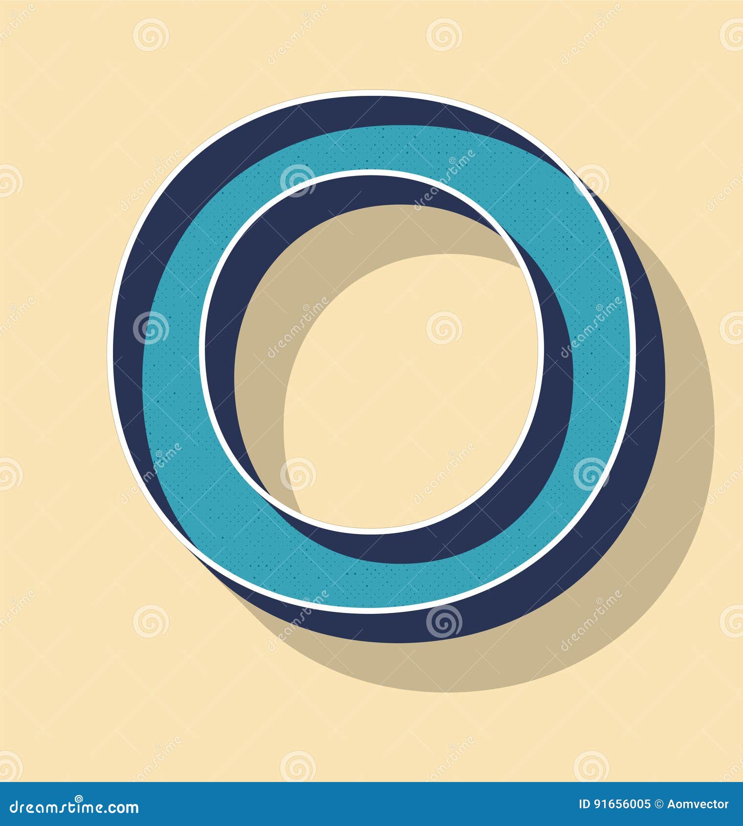 Letter O Retro Vector Text Style, Fonts Concept Stock Vector ...