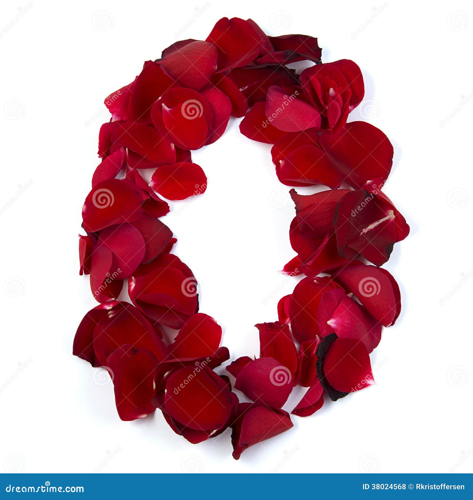 Letter O in rose petals stock photo. Image of flower - 38024568