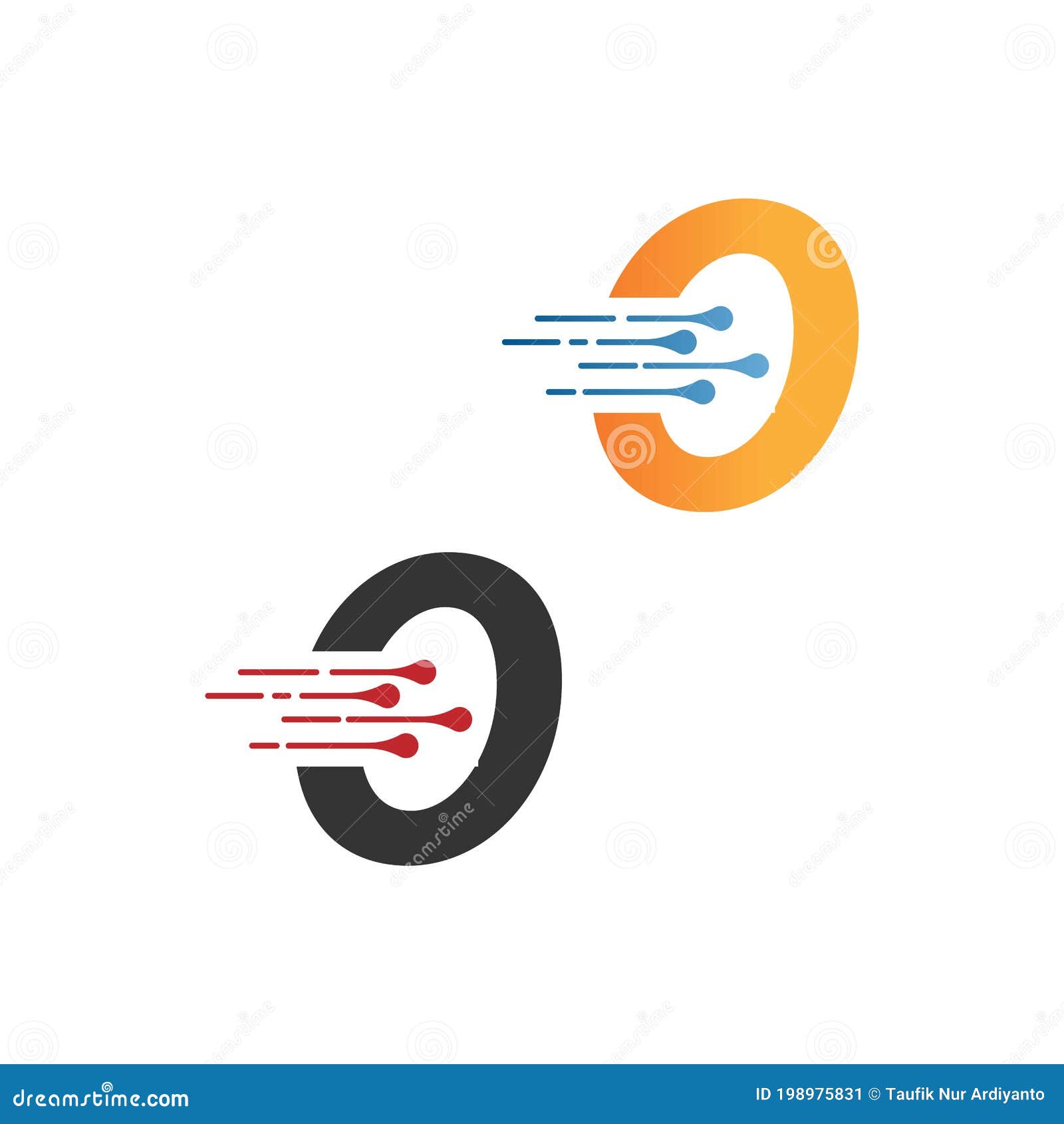 Letter O Simple Tech Logo with Circuit Lines Style Icon Stock Vector ...